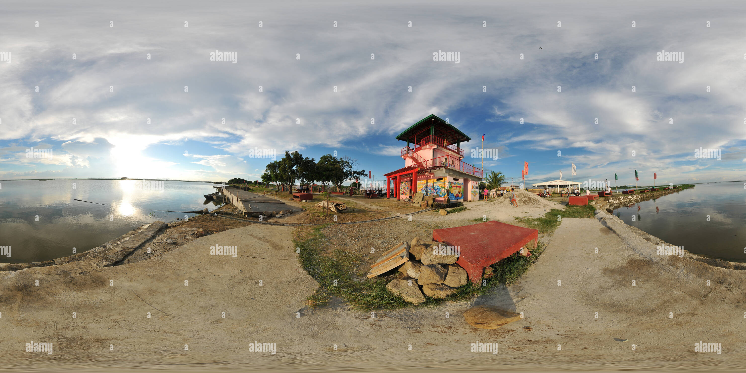 360° view of Tower of Wawa - Alamy