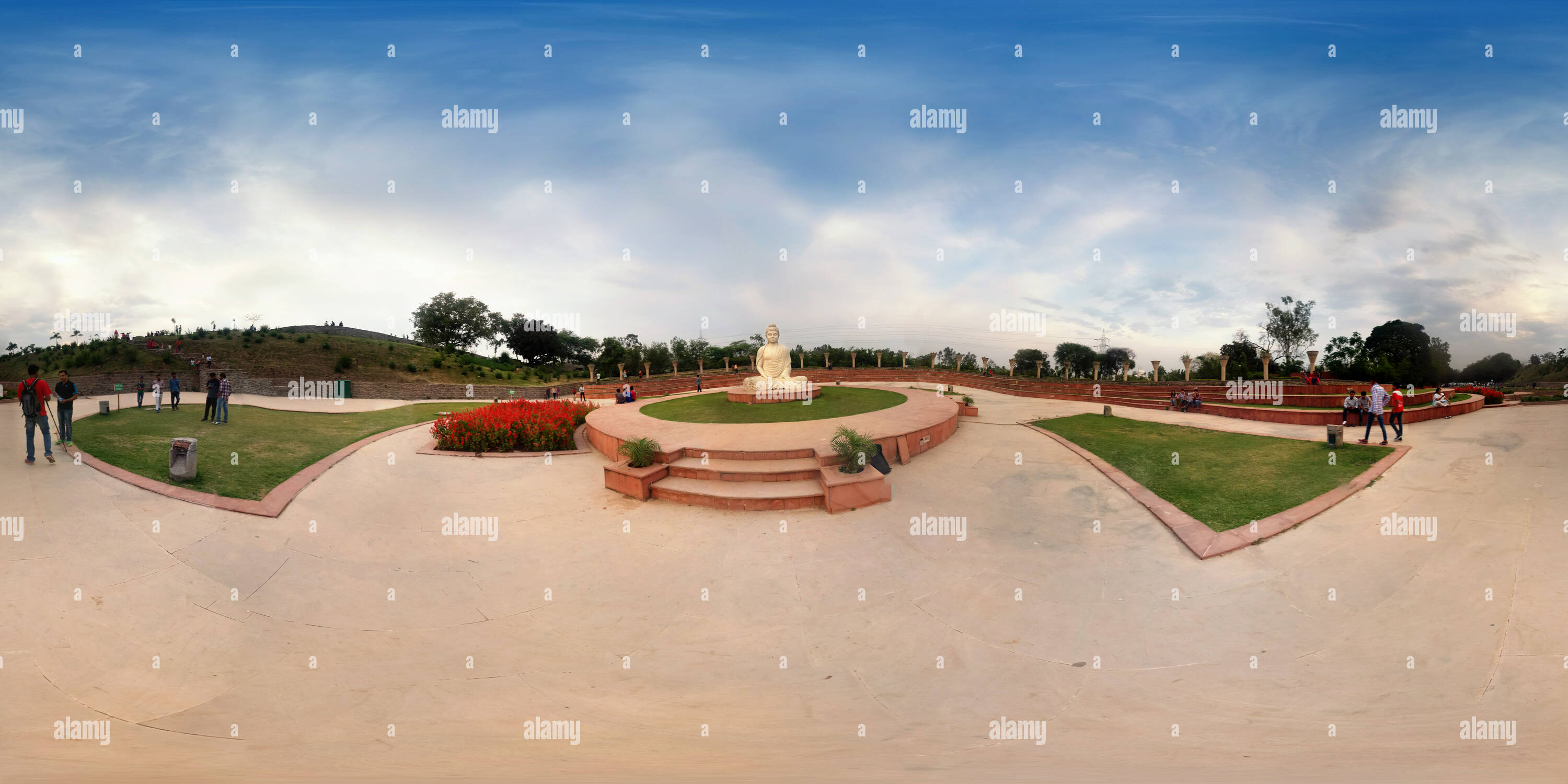 360° view of Garden of Silence - Alamy