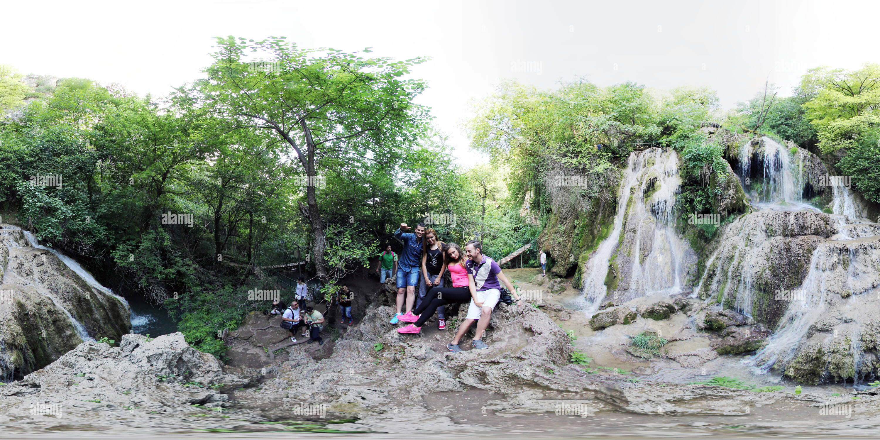 360° view of The beauty of Krushuna Falls, Bulgaria - Alamy