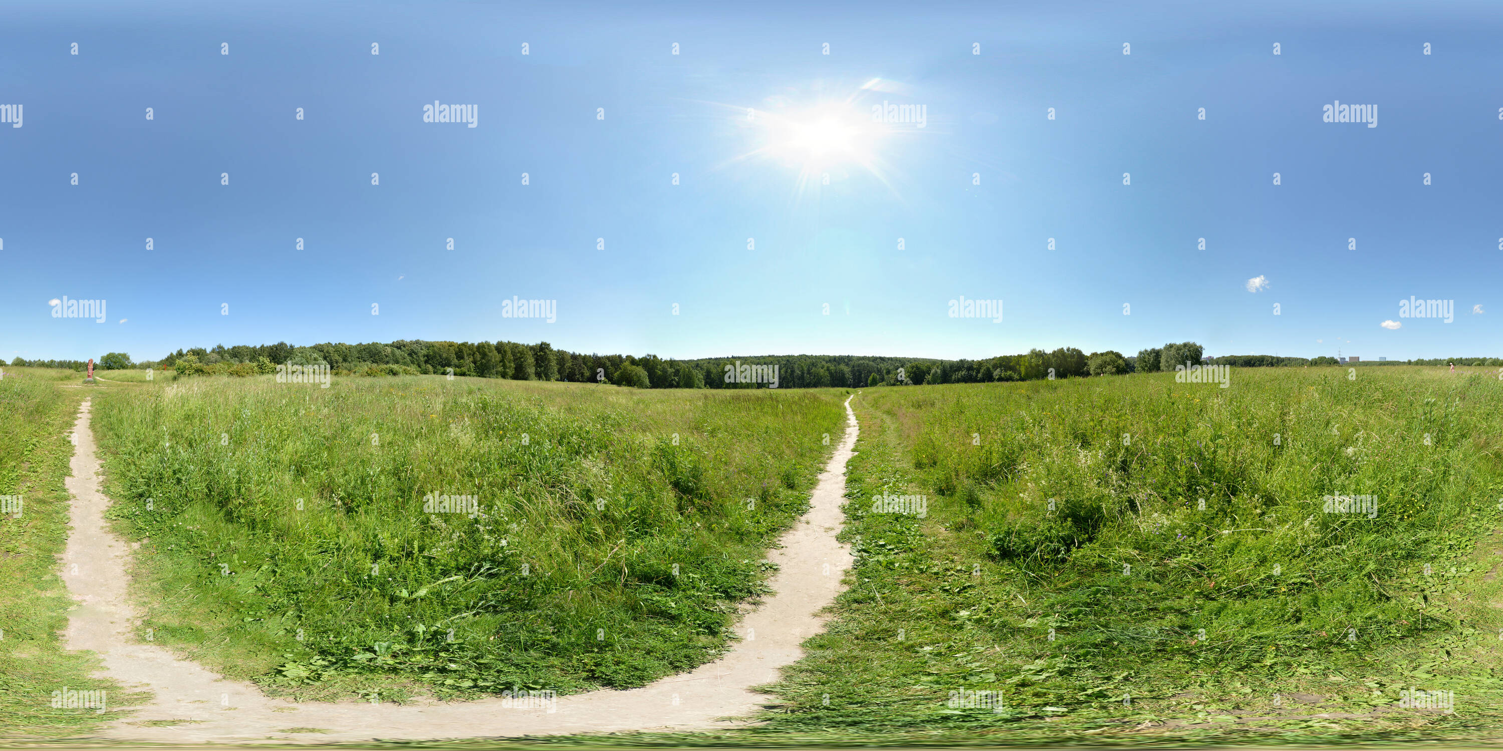 360° view of Hill "Bald Mountain" Bitsa Park, Moscow - Alamy