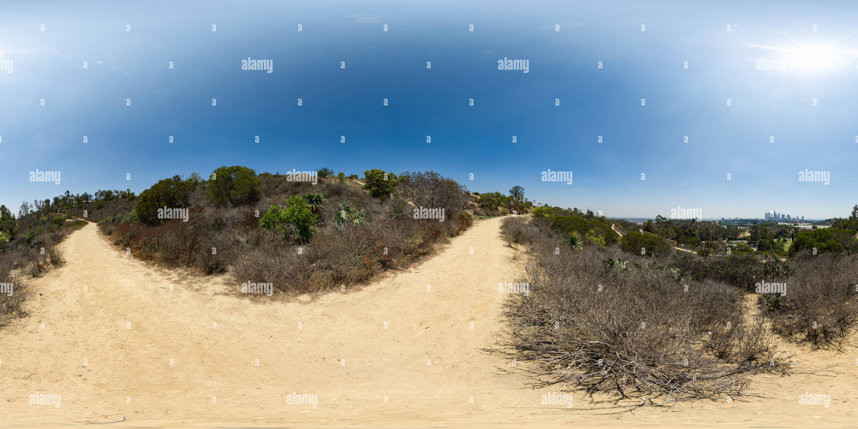 360° view of Elysian Park Trail - Los Angeles, CA - Alamy