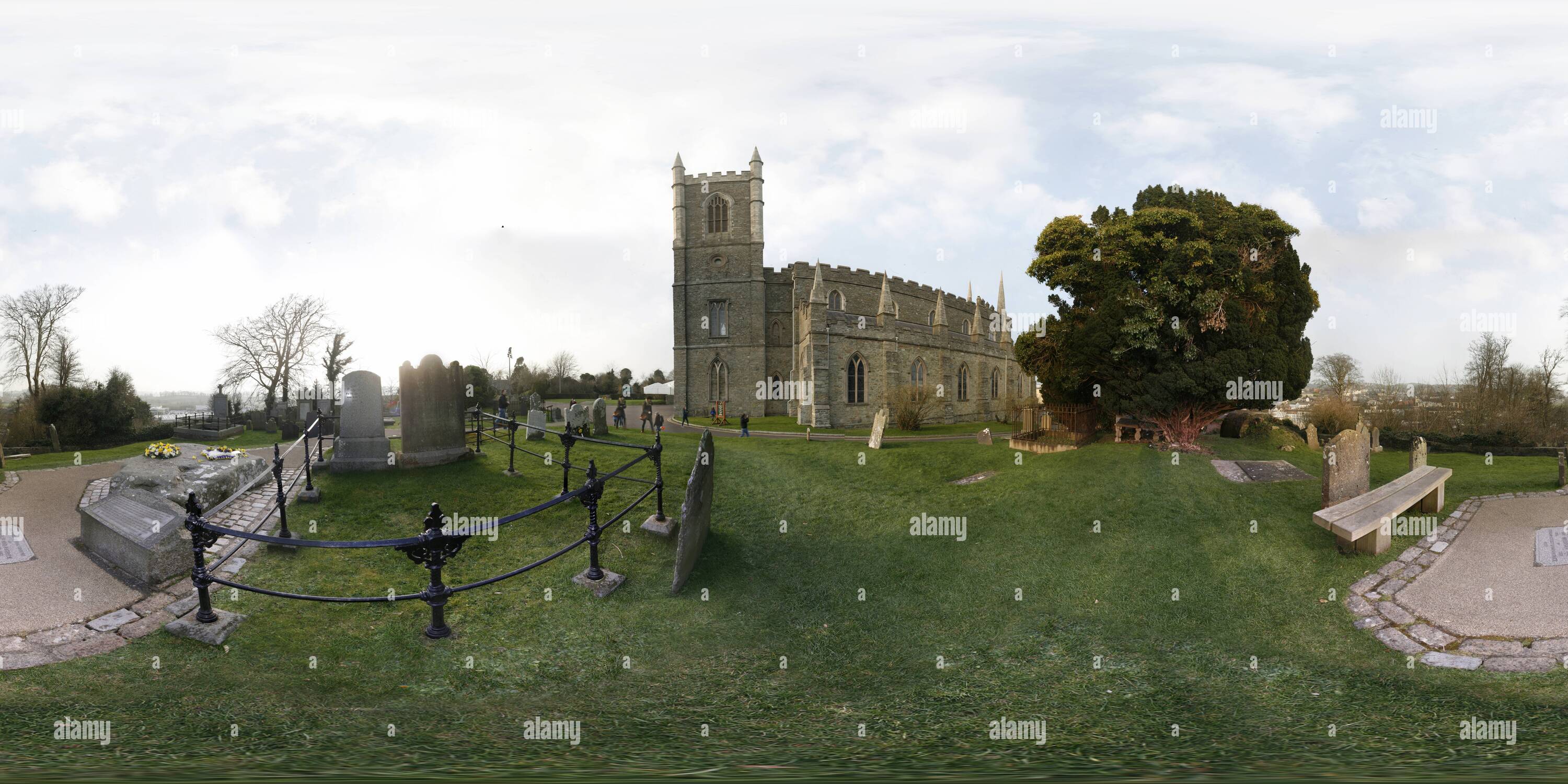 360° view of St Patricks Day Downpatrick Northern Ireland - Alamy