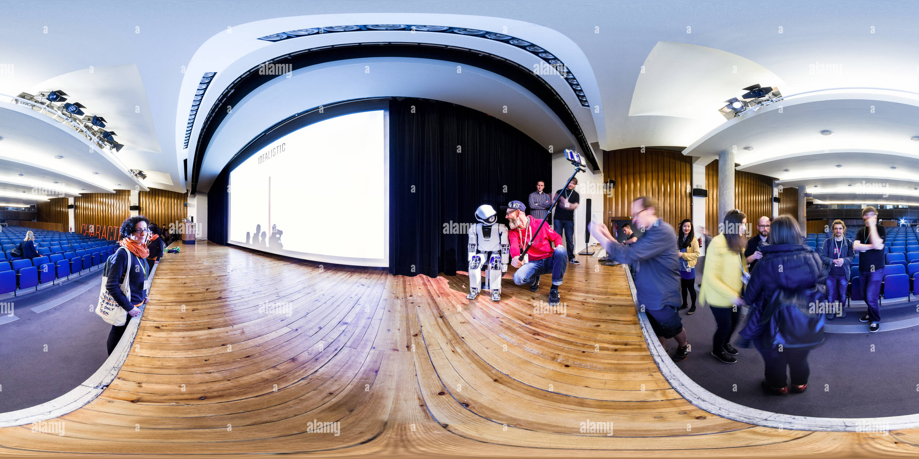 360° view of Myon a Modular Humanoid Robot - Alamy