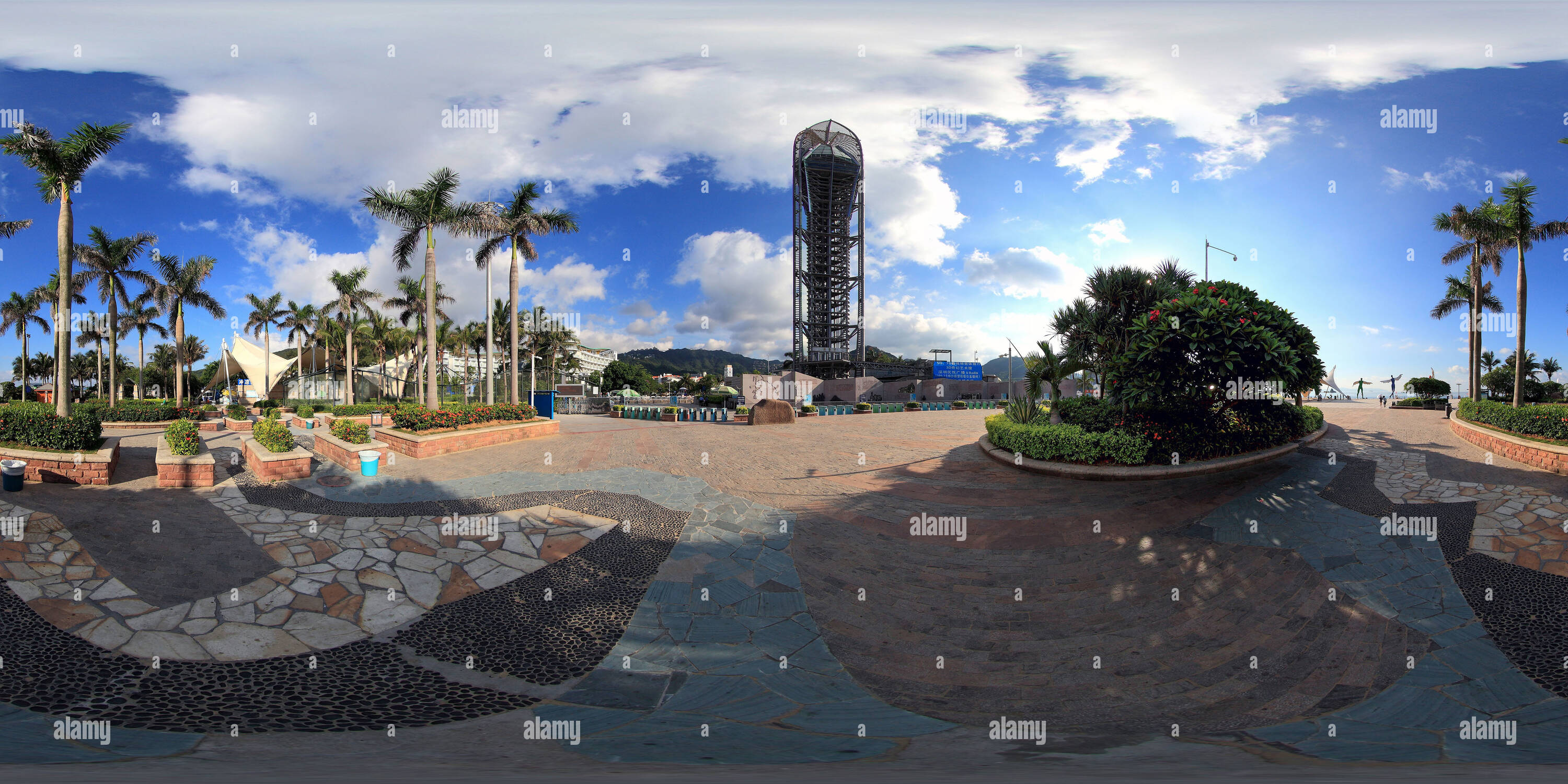 360° view of Dameisha Waterfront Park - Alamy