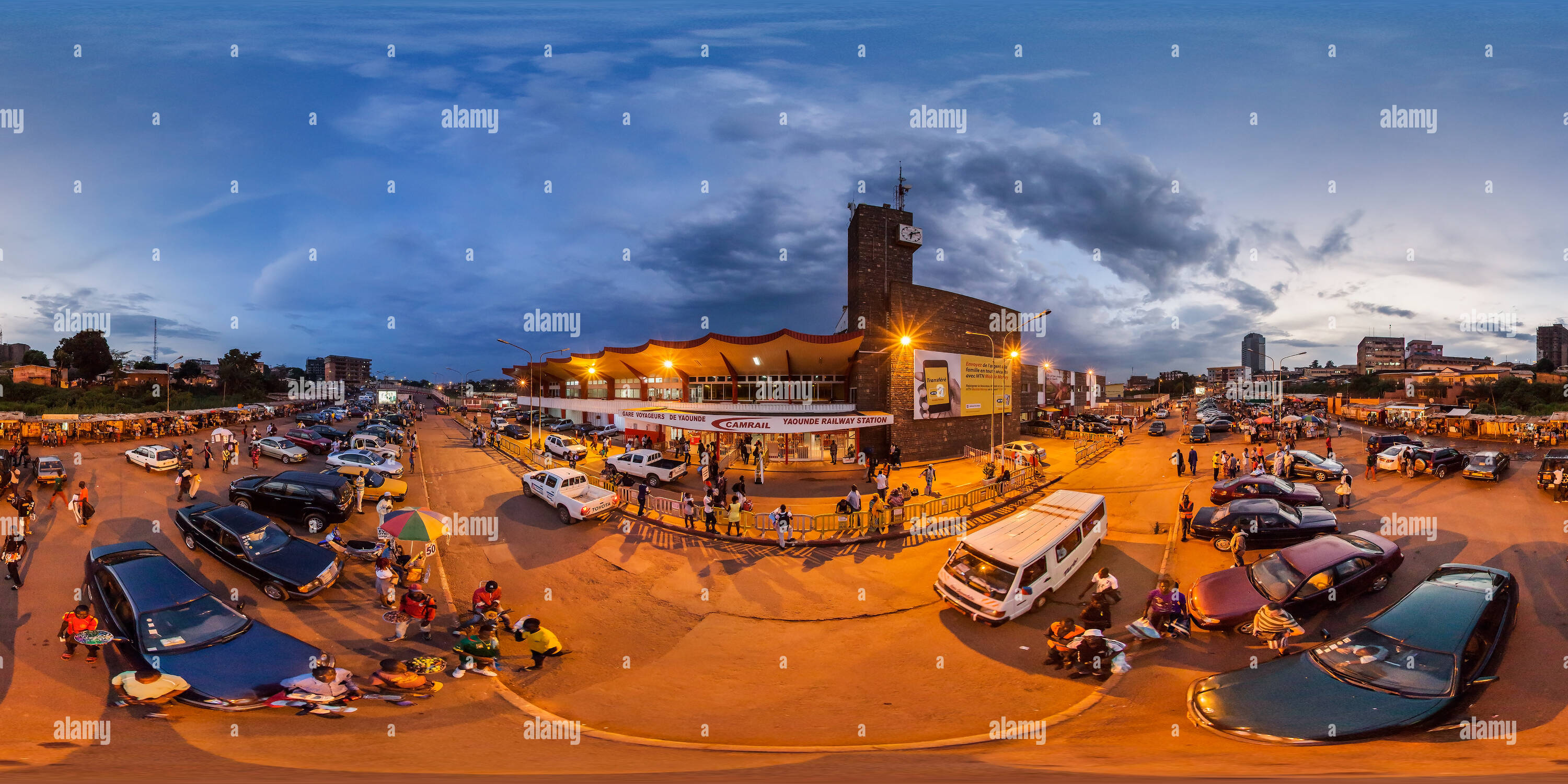 360° view of Railway station in Yaounde, Cameroon - Alamy