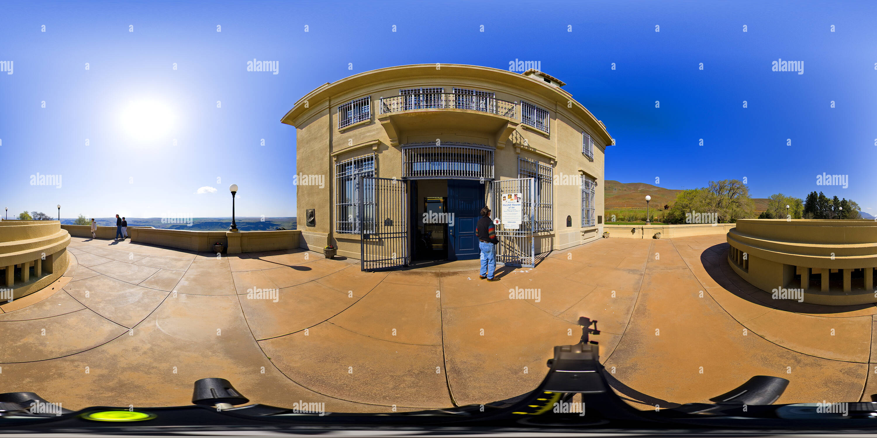 360° view of Maryhill entrance, Washington, USA - Alamy
