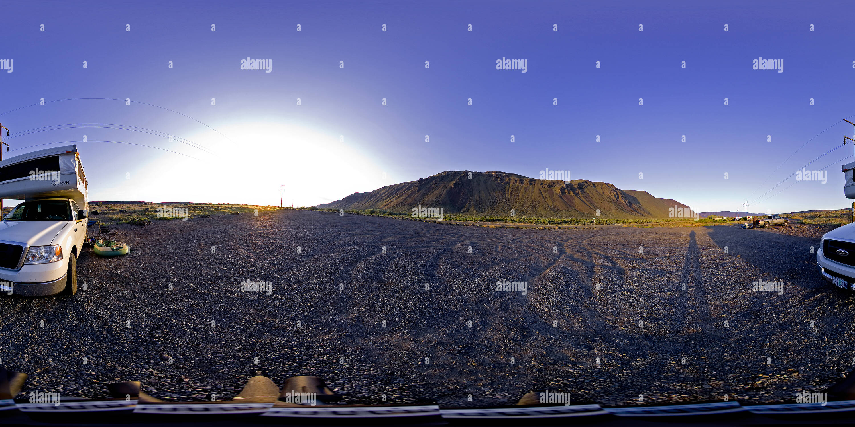 360° view of Lenice Lake parking lot, Beverly, Washington,USA - Alamy