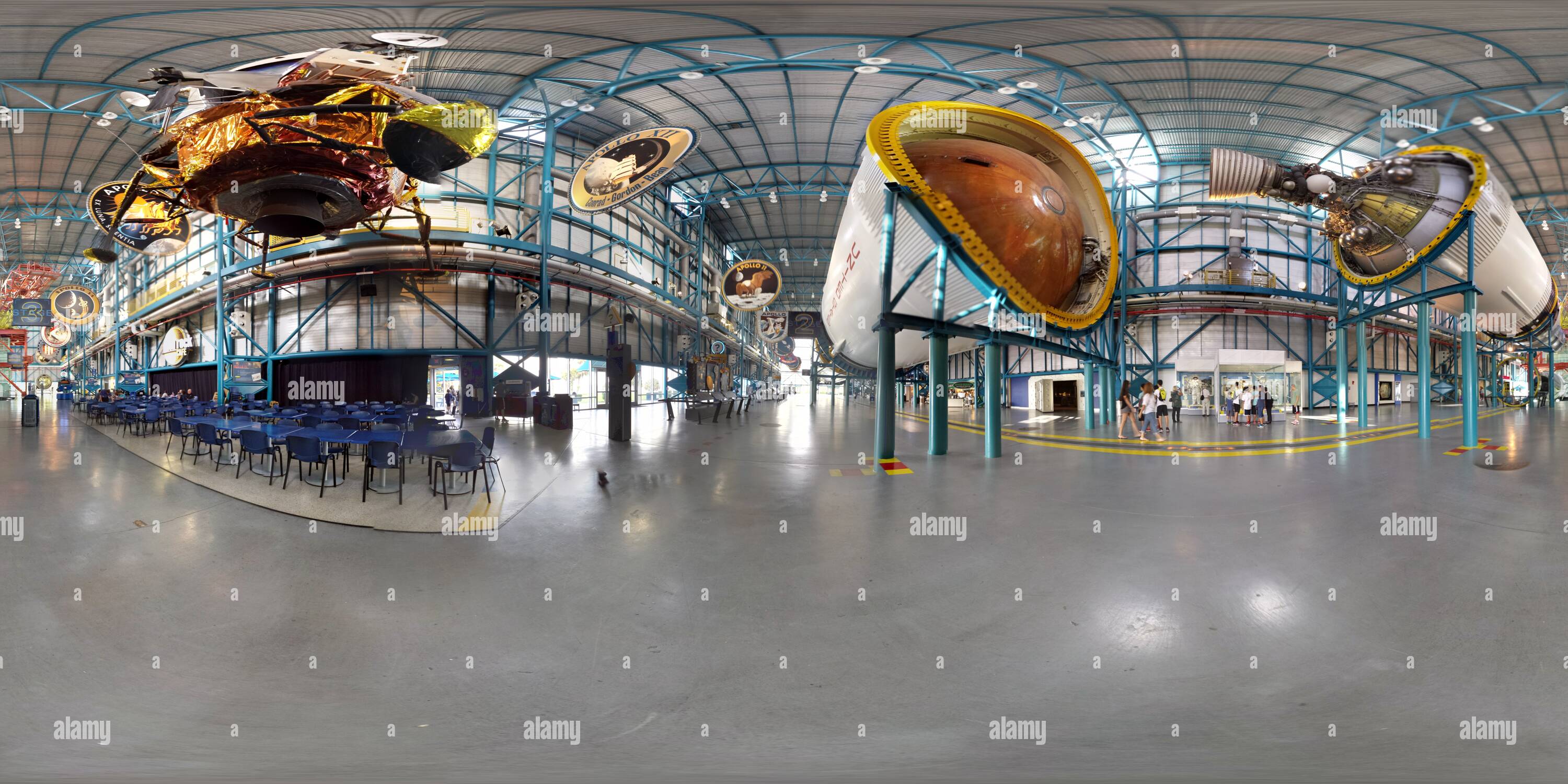360° view of Saturn V Cafe Area - Alamy