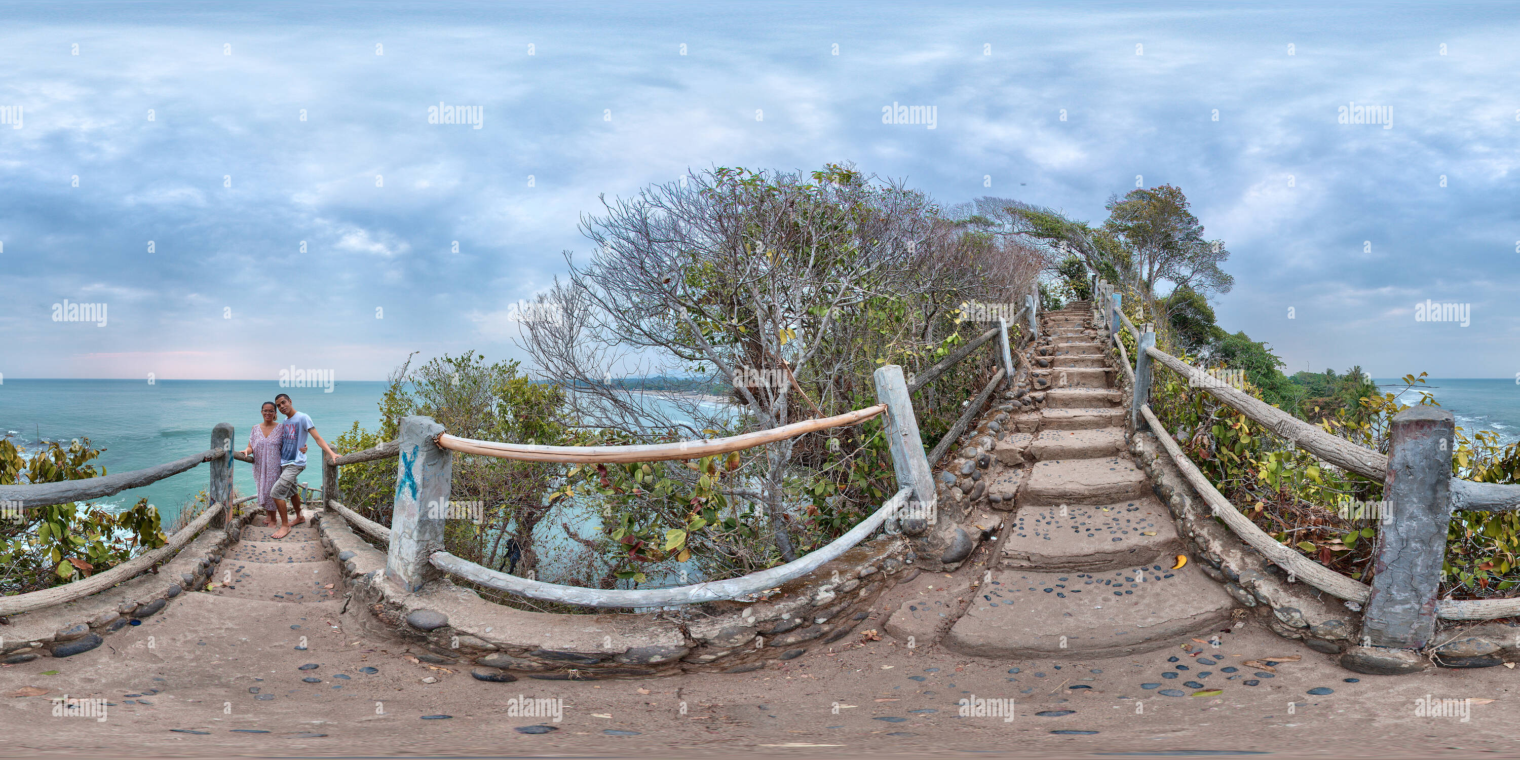 360° view of The view from Karang Bolong Rock, Anyer - Alamy