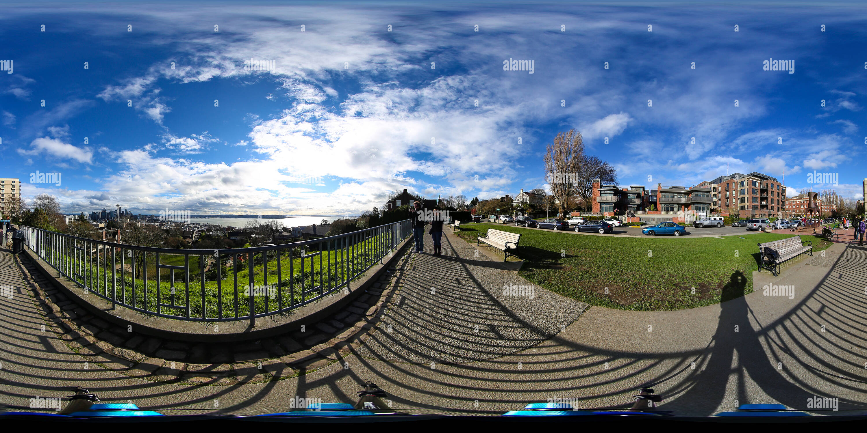 360° view of Kerry Park, Seattle, WA - Alamy