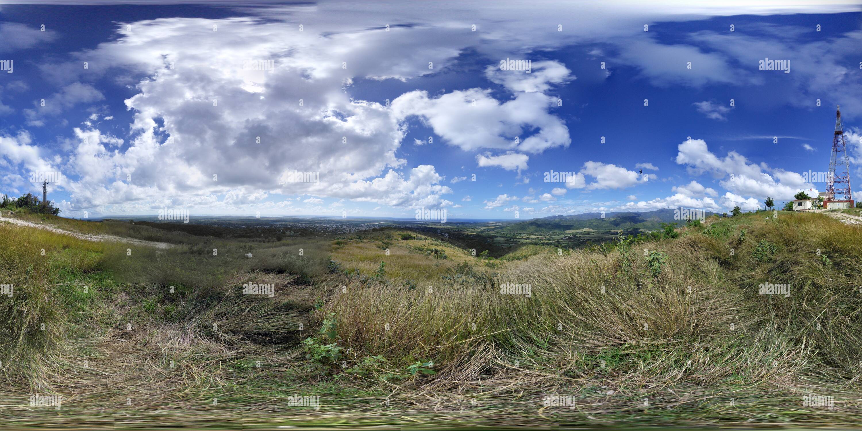 360° view of Cuba, Trinidad, Loma de la Vigía view 20151114 122929 - Alamy