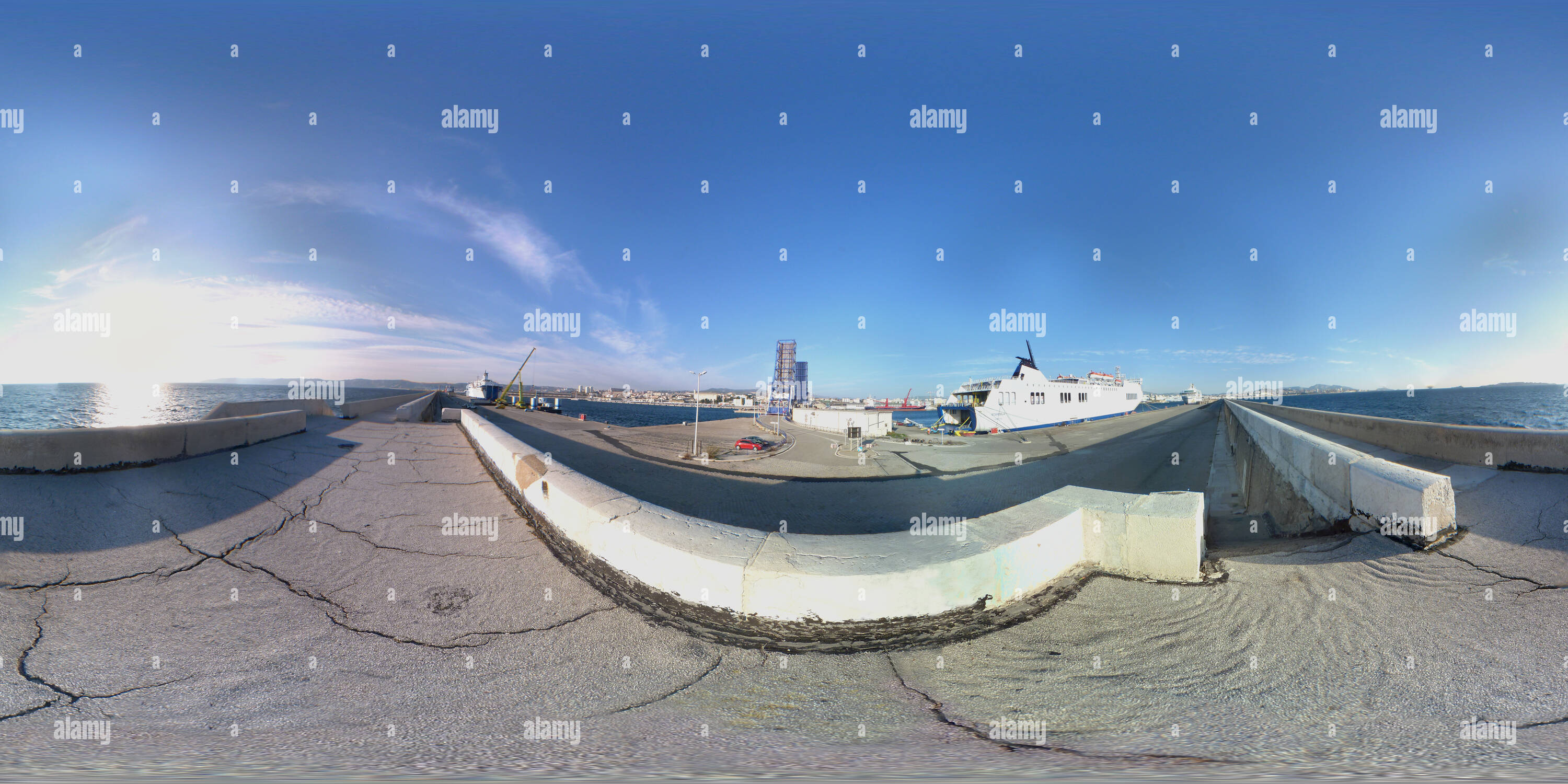 360° view of Port Autonome, Marseille, France - Alamy