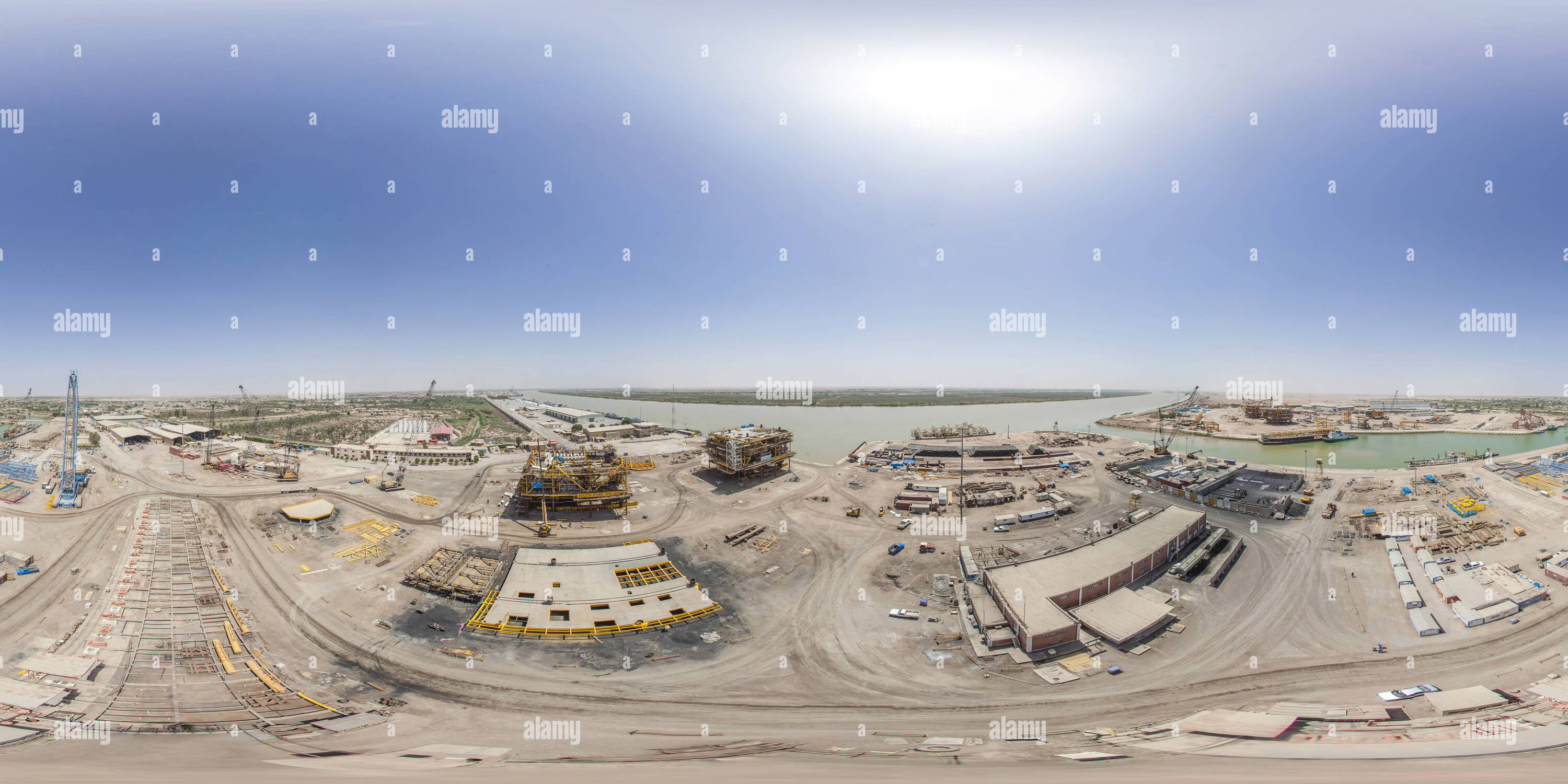 360° view of Ioec 360 Aerial Photo - Alamy