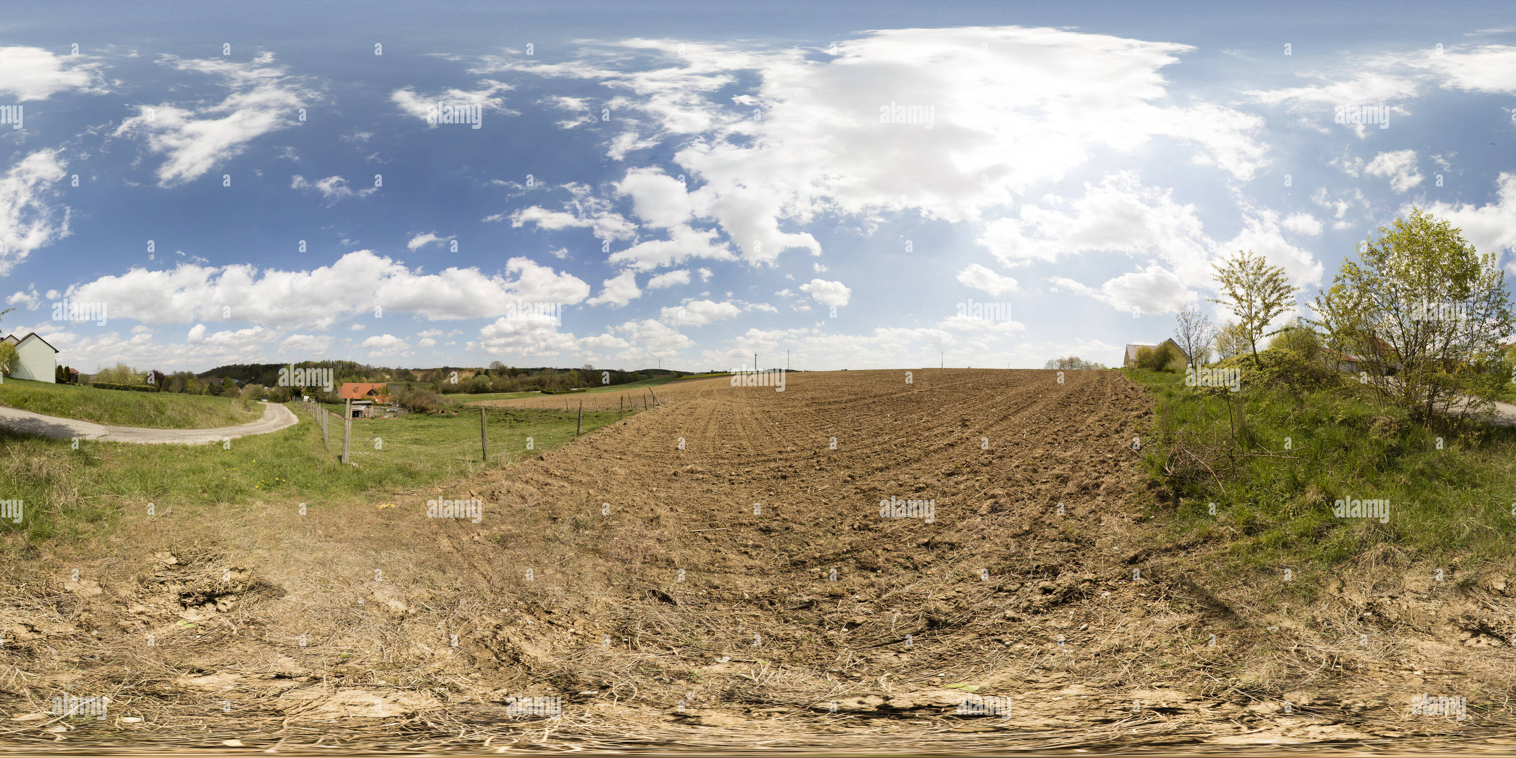 360° view of Field / Landscape, Ergoldsbach - Alamy
