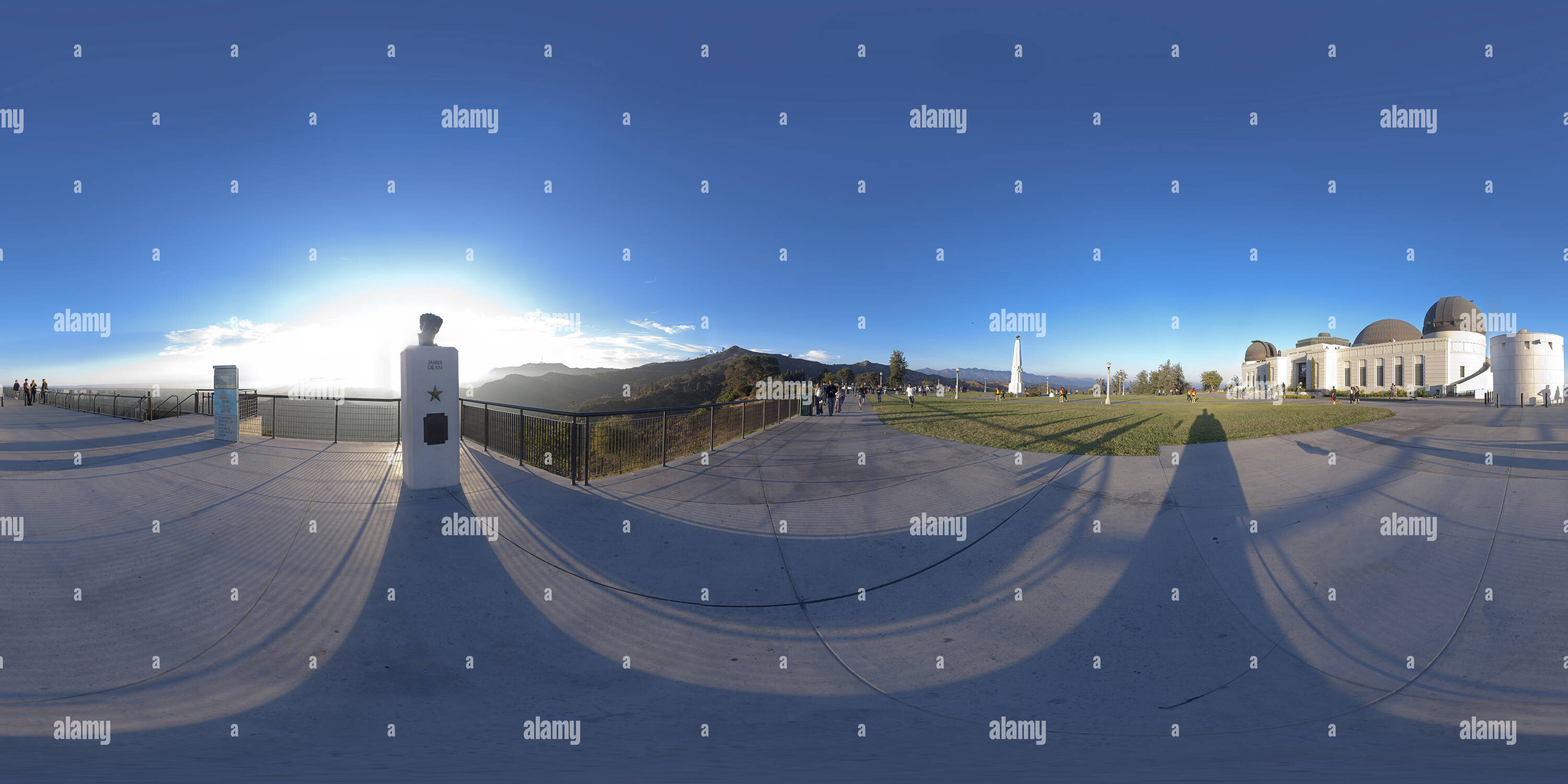 360° view of Griffith Observatory, Los Angeles - Alamy
