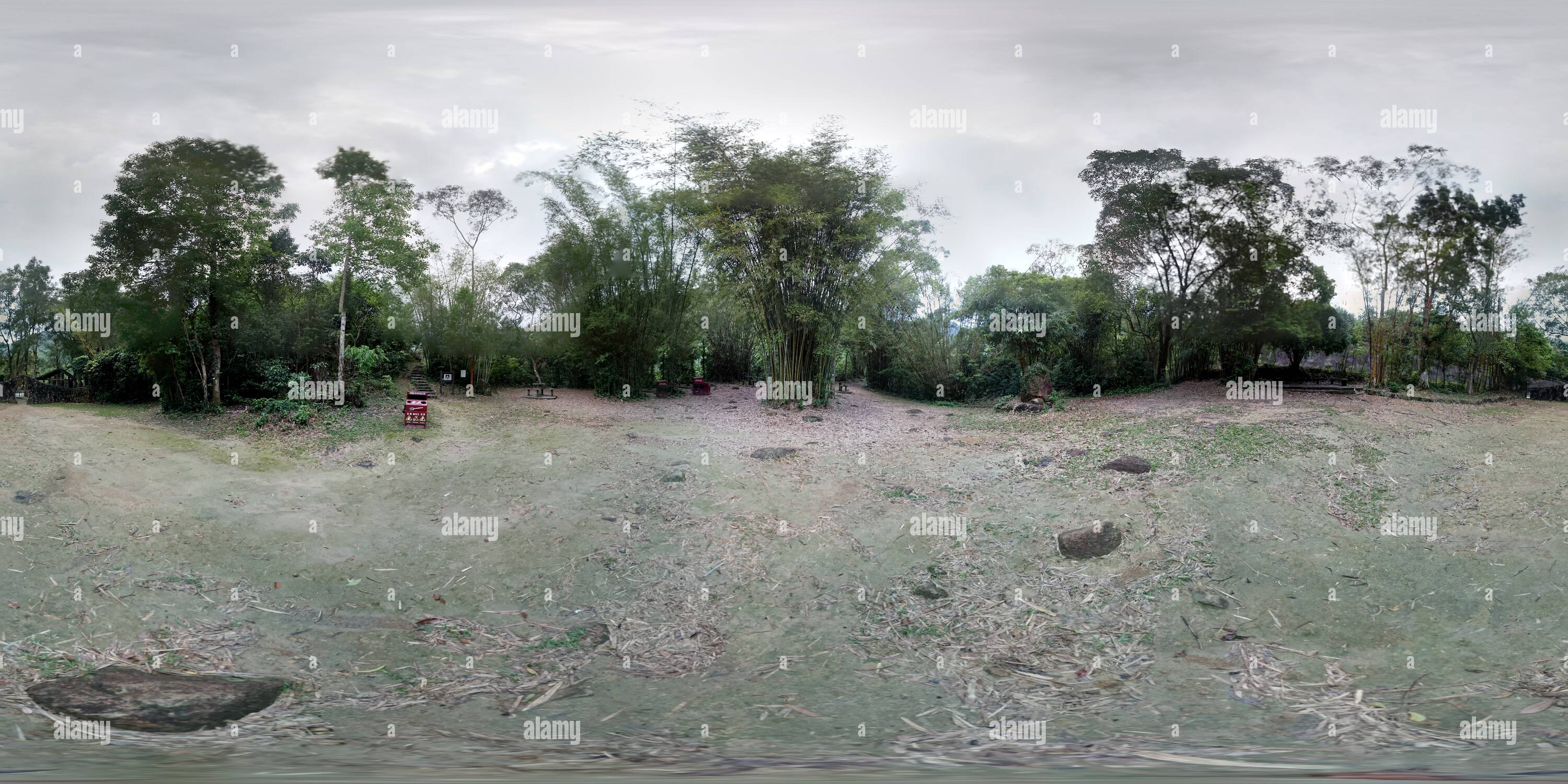 360° view of Yee Ting Campsite 02 - Alamy