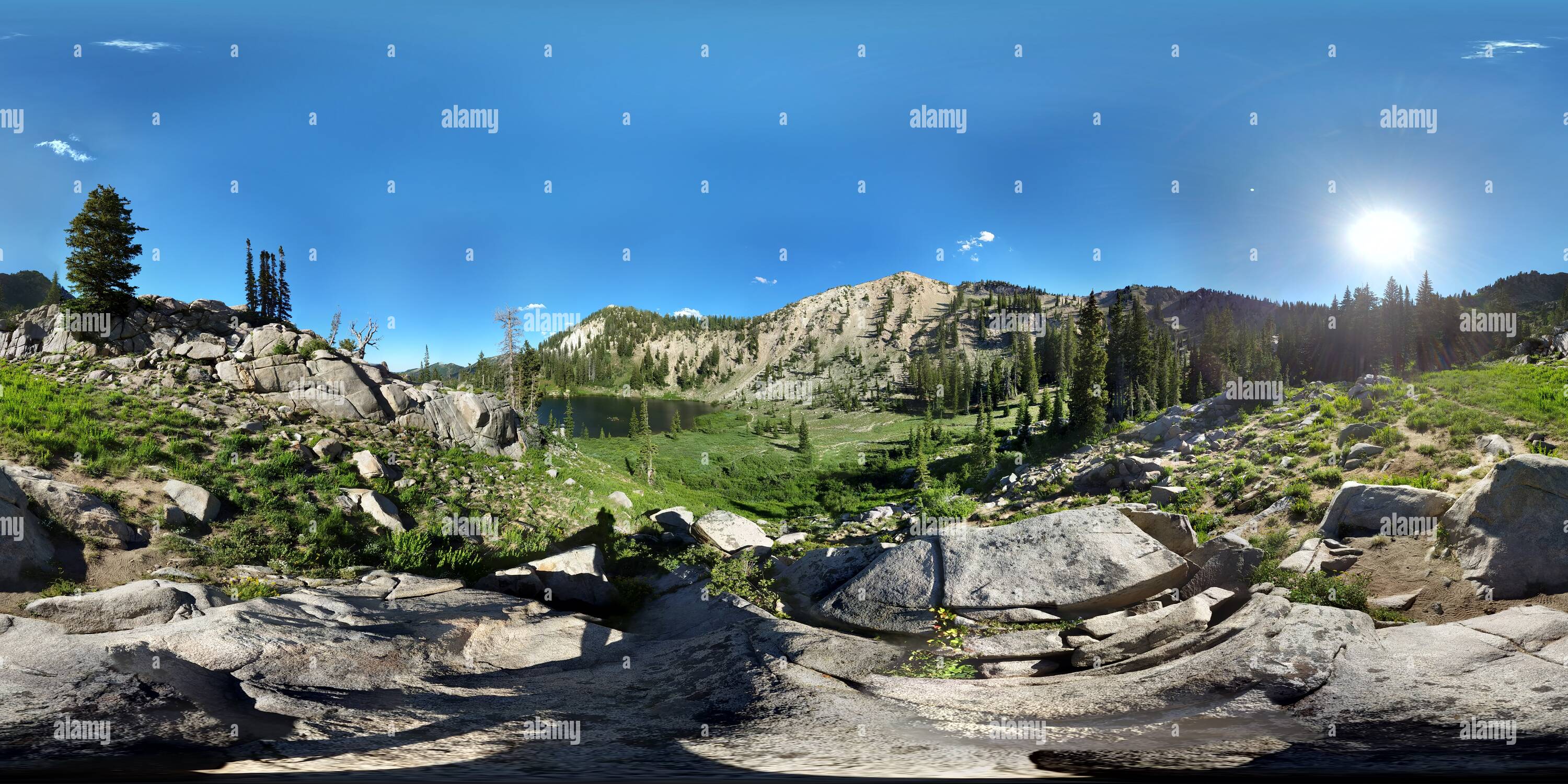 360° view of Lake Catherine Overview - Alamy