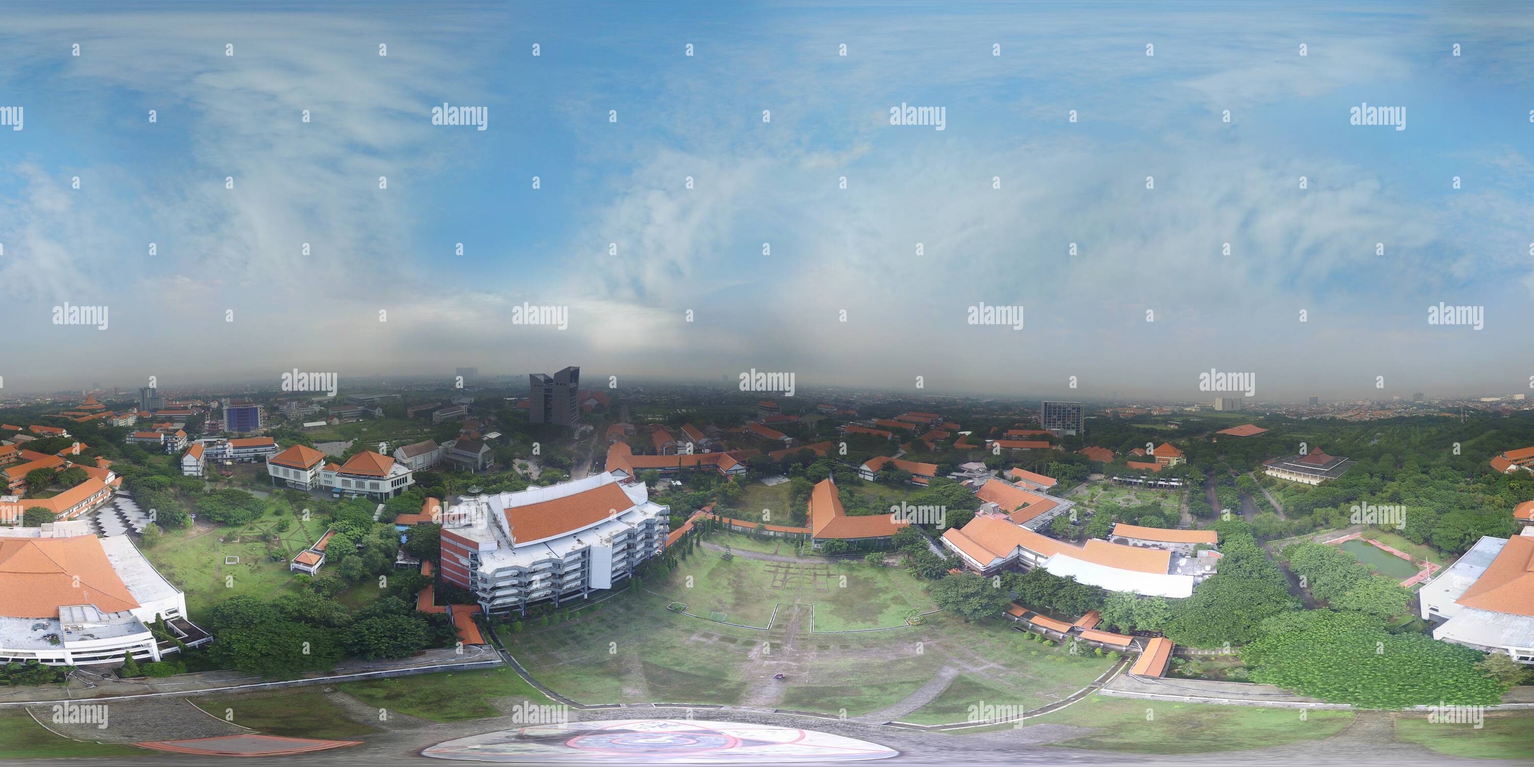 360° view of ITS Central Library from the air - Alamy