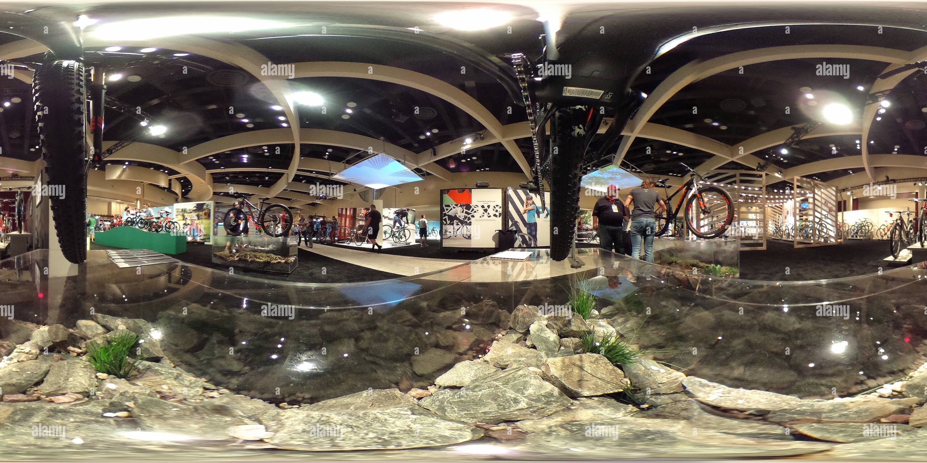 360° view of Bike Display Trek World 2017 - Alamy