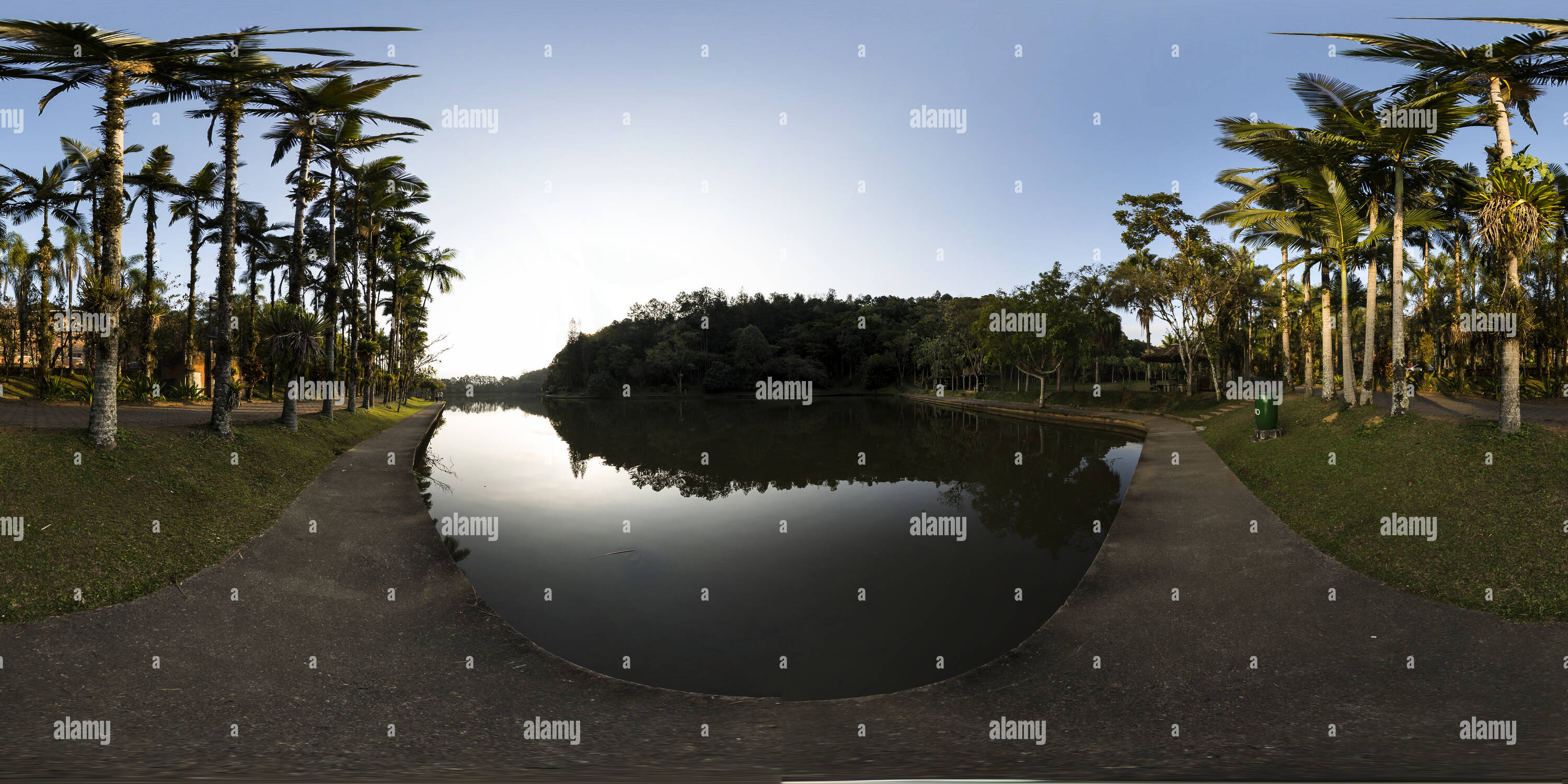 360° view of Lagoon, Parque Malwee, Jaraguá do Sul - Alamy