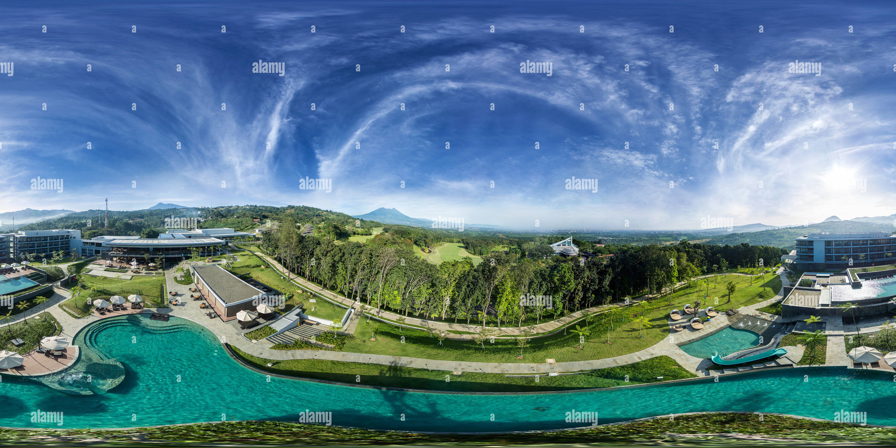 360° view of Royal Tulip Gunung Geulis Hotel,Bogor - The Pool - Alamy