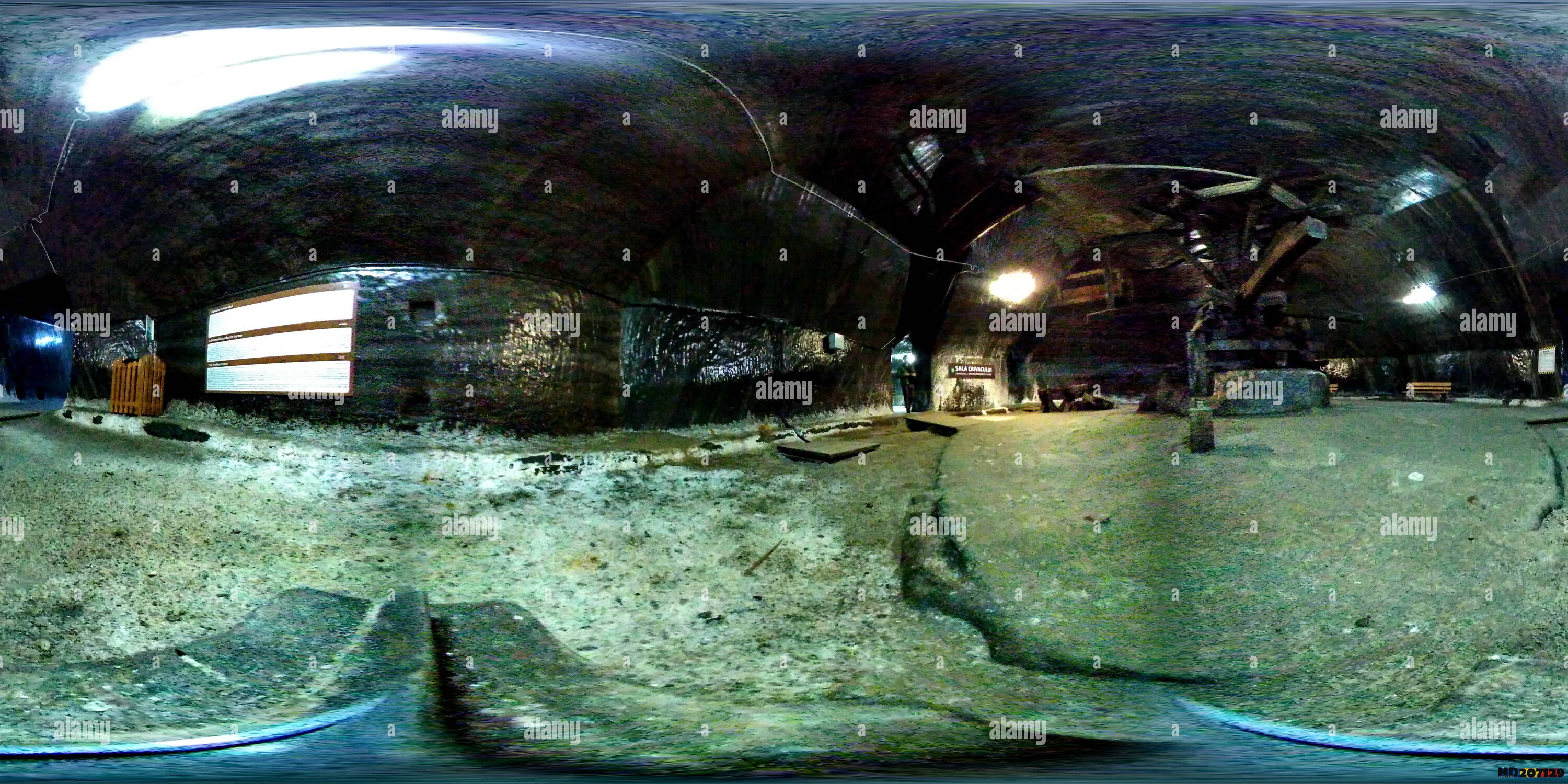 360° view of Turda Salt Mine - Alamy