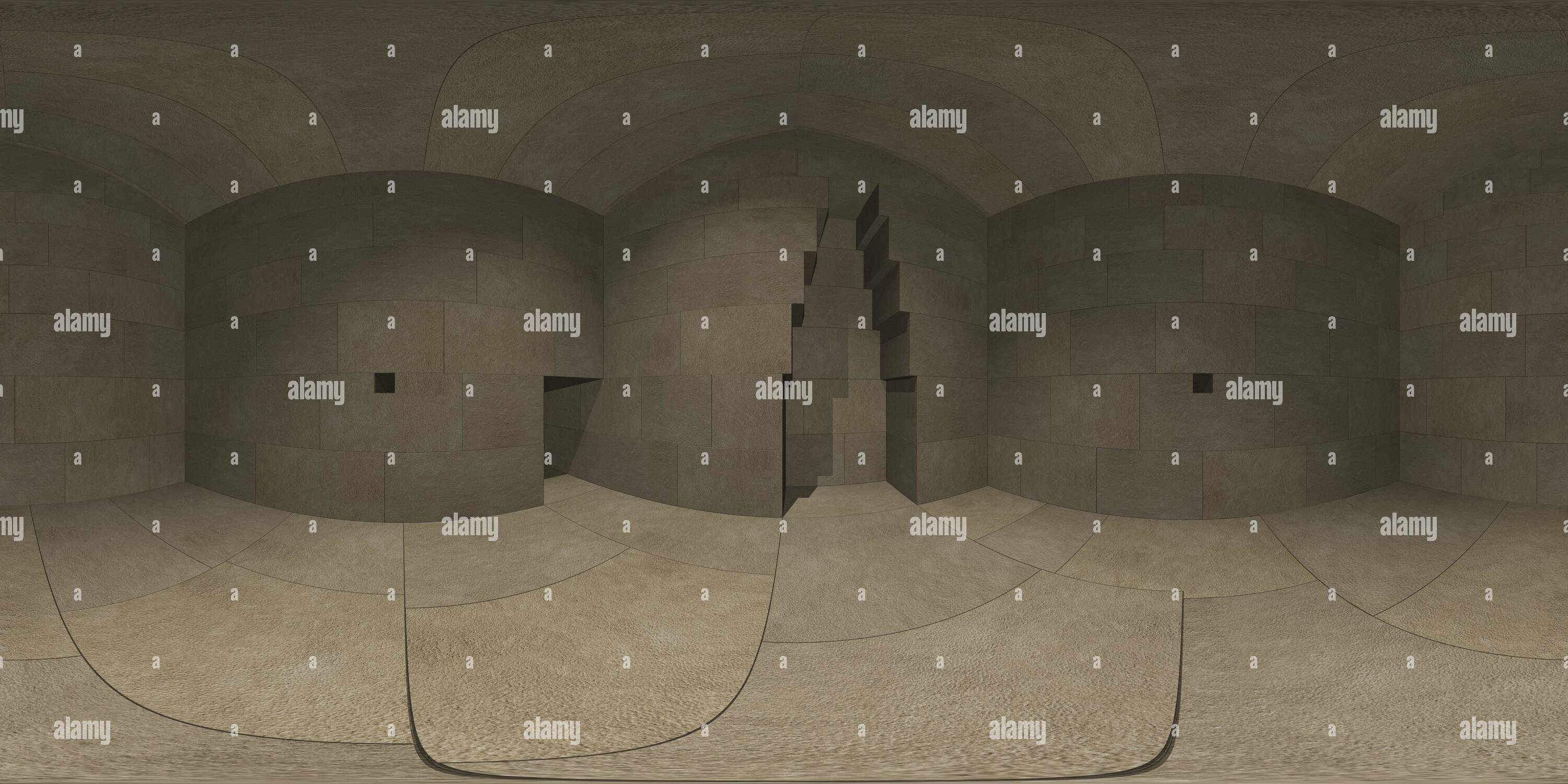 360° view of Great Pyramid - Inside Queen Chamber - Alamy