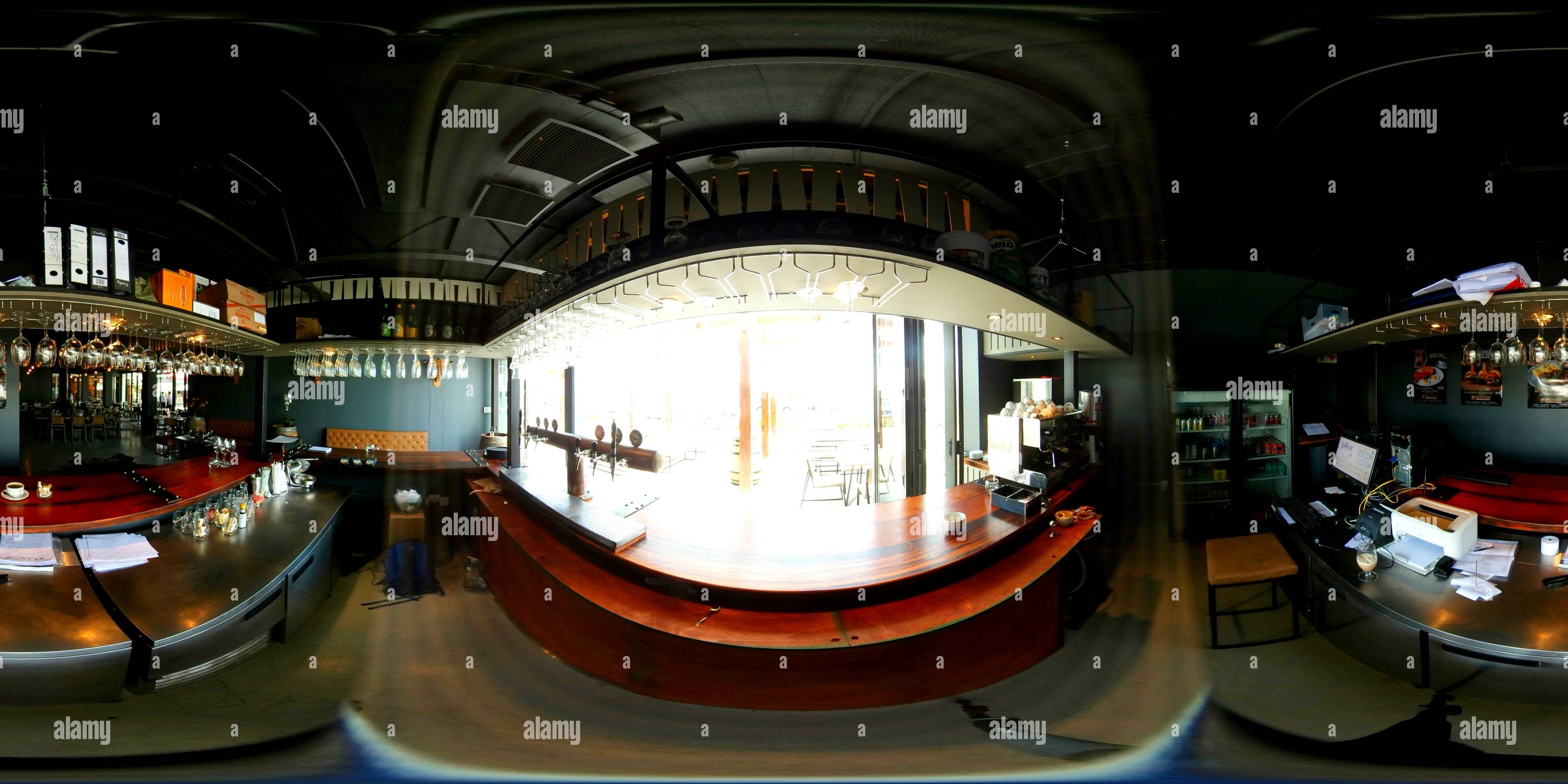 360° view of Milhaus Restaurant Bar - Alamy
