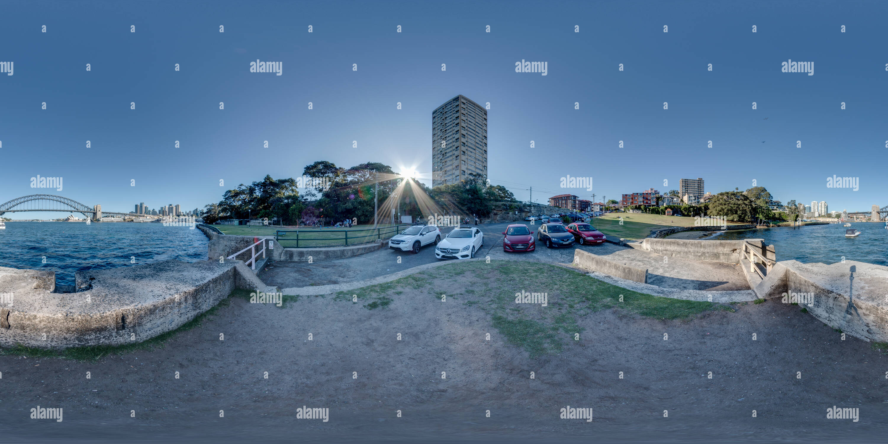 360° view of Blues Point Reserve - Alamy