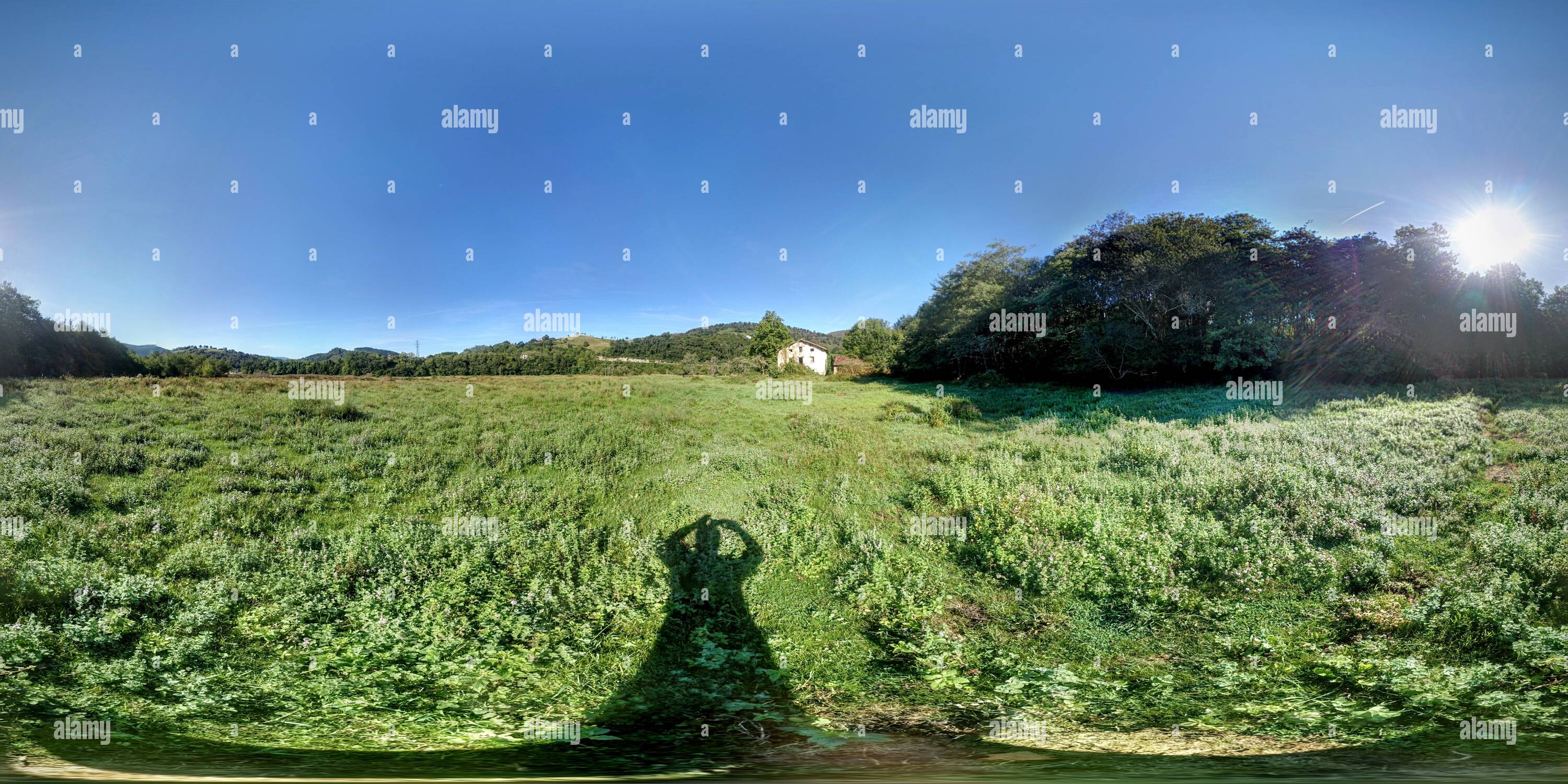 360° view of Rivera del rio Oria - Alamy