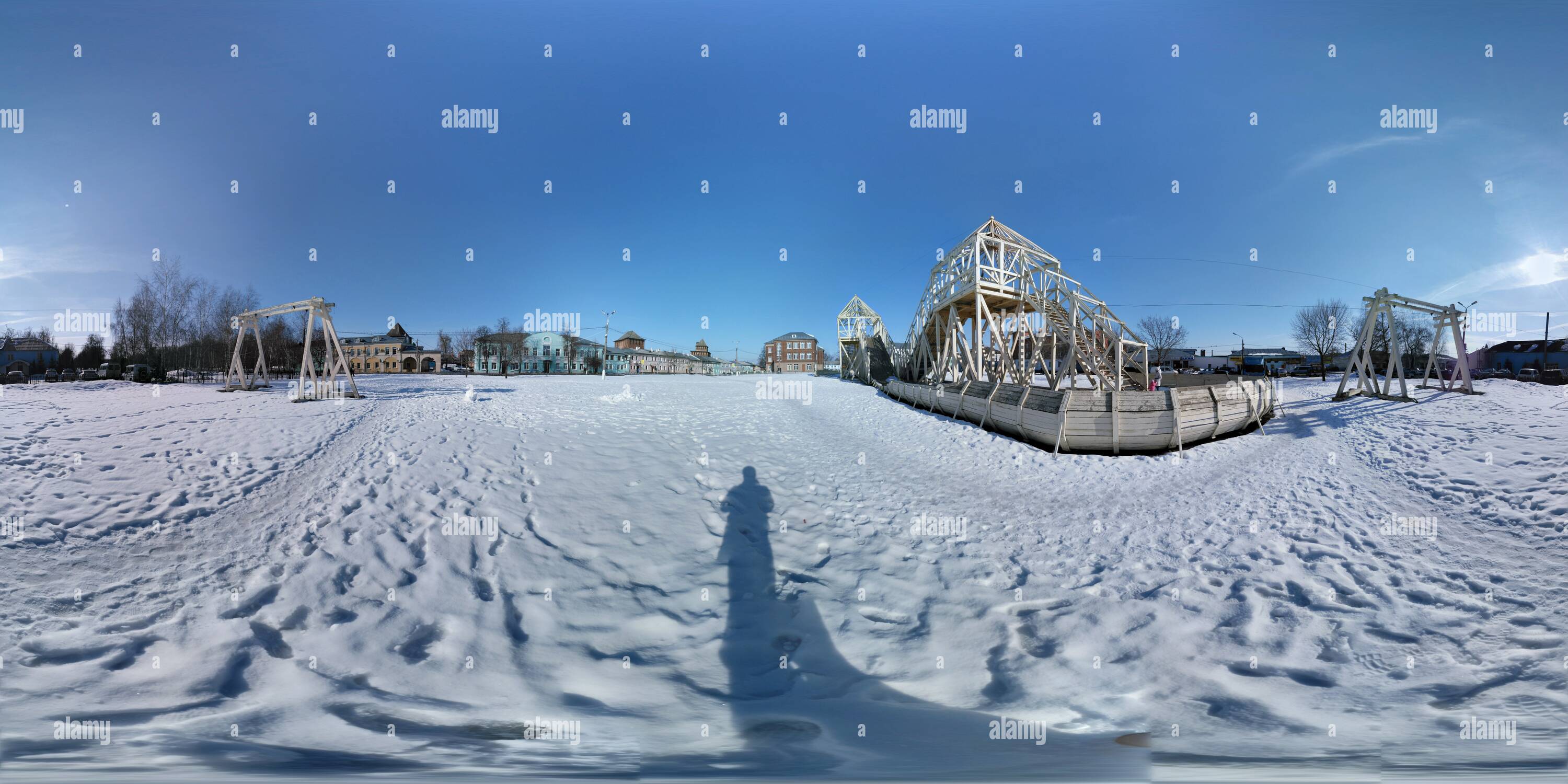 360° view of street Jan Soil Kolomna, Moscow oblast, Russia - Alamy