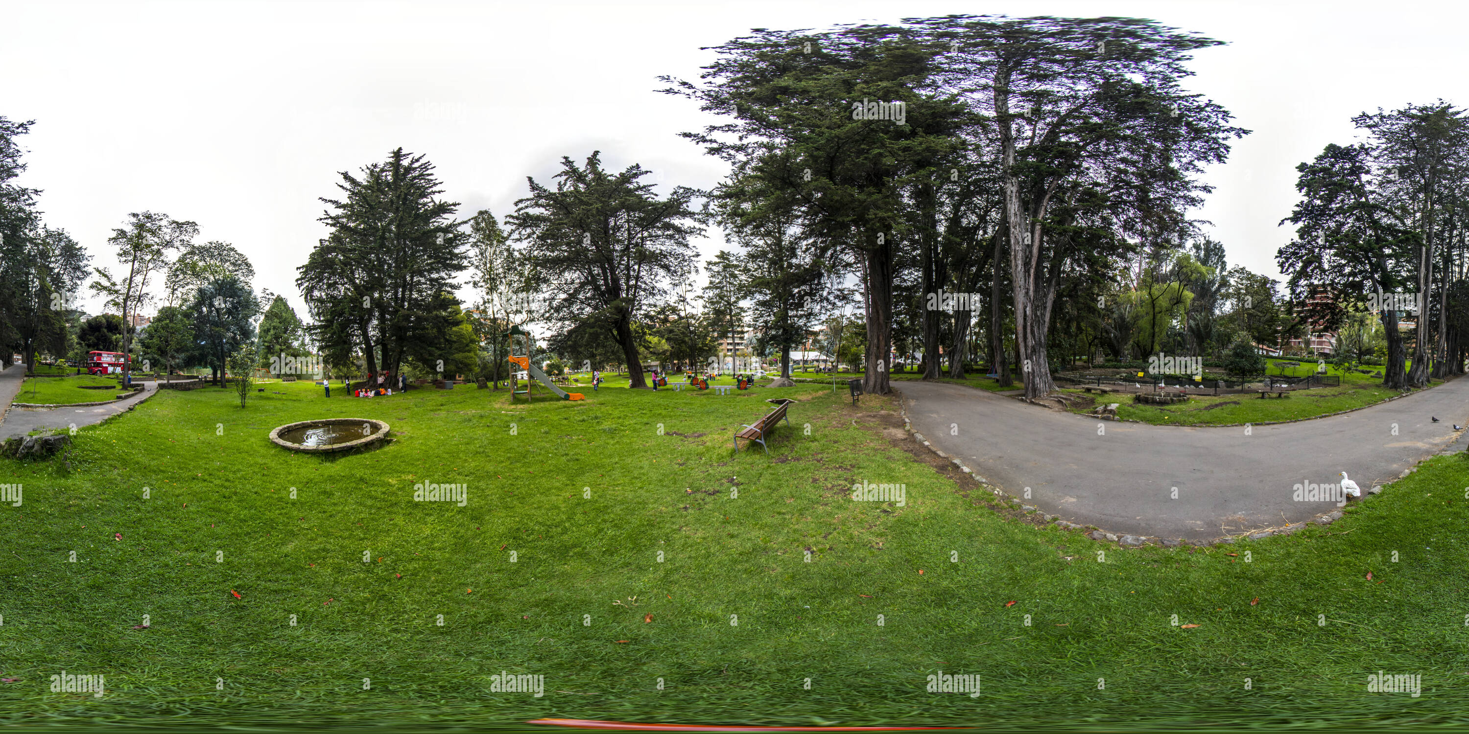 360° view of Chico Park, Bogota - Alamy
