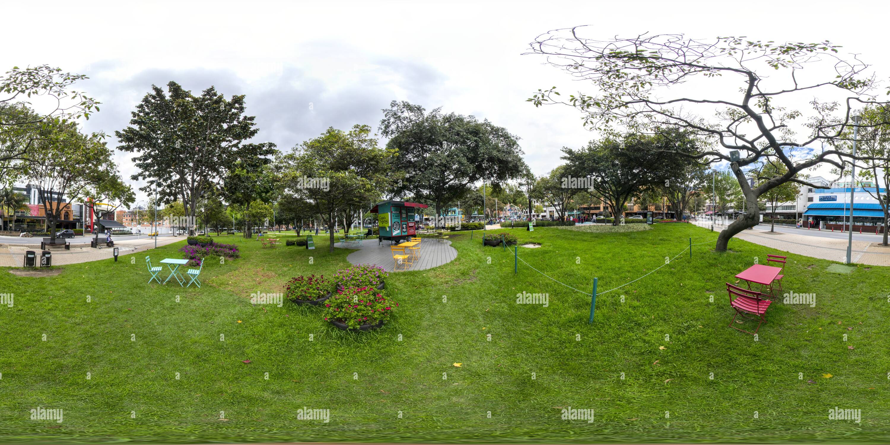 360° view of Park 93, Bogota - Alamy