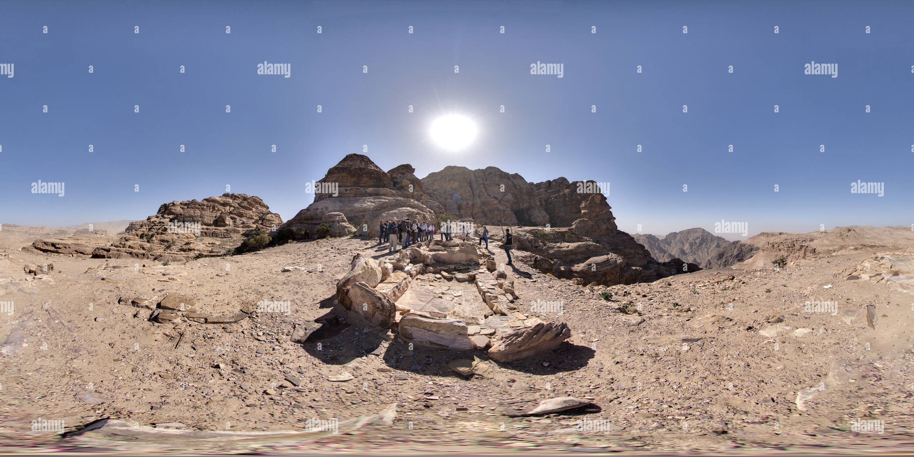 360° view of Petra - The High Route - Alamy