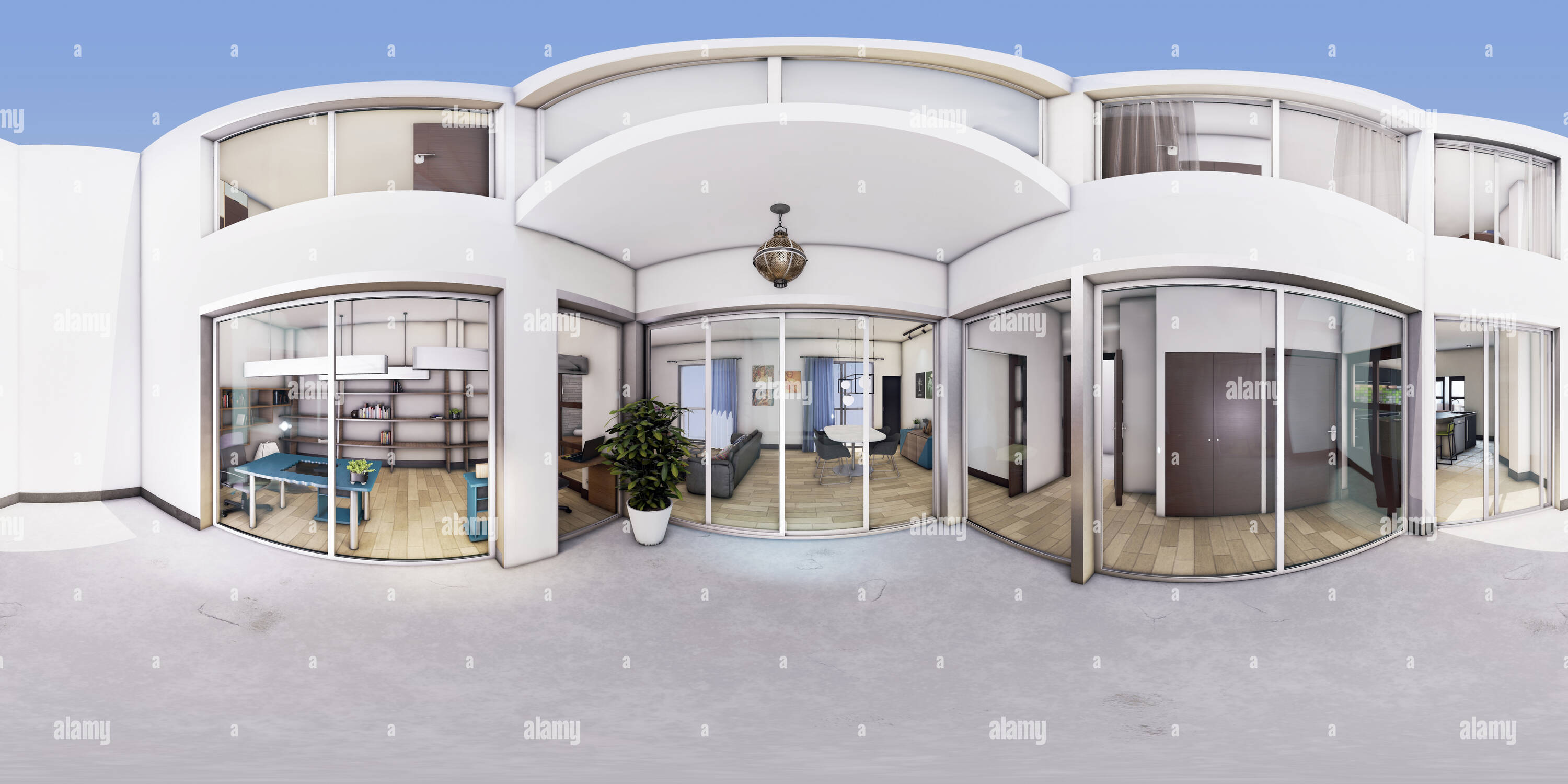 360° view of Patio Casa R int - Alamy
