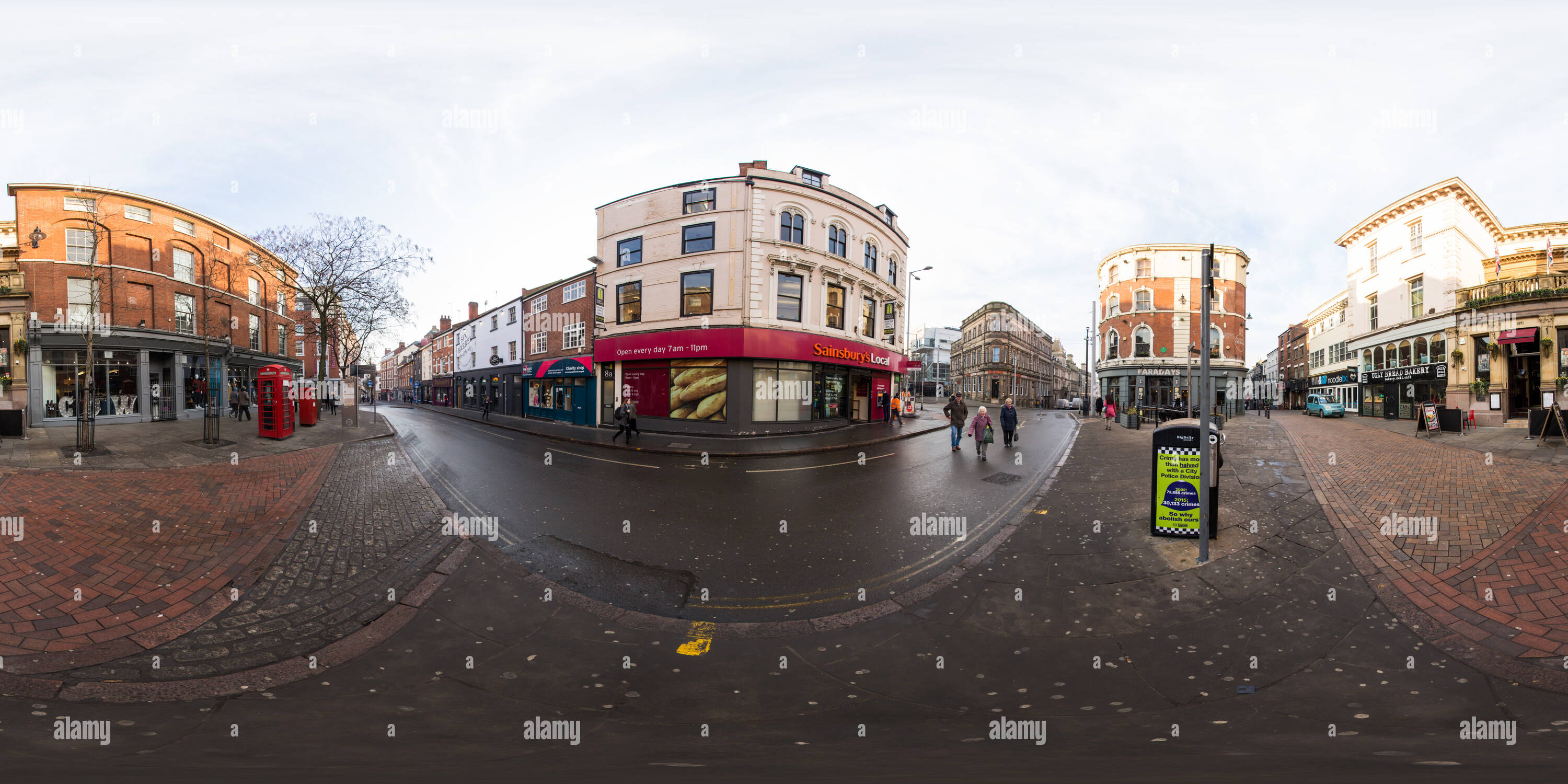 360° view of Carlton Street, Nottingham - Alamy