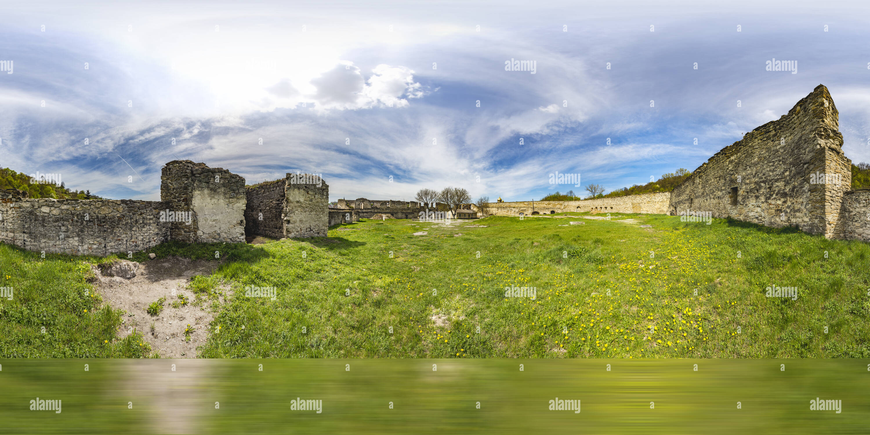 360° view of Heritage. Chortkiv. Castle - Alamy