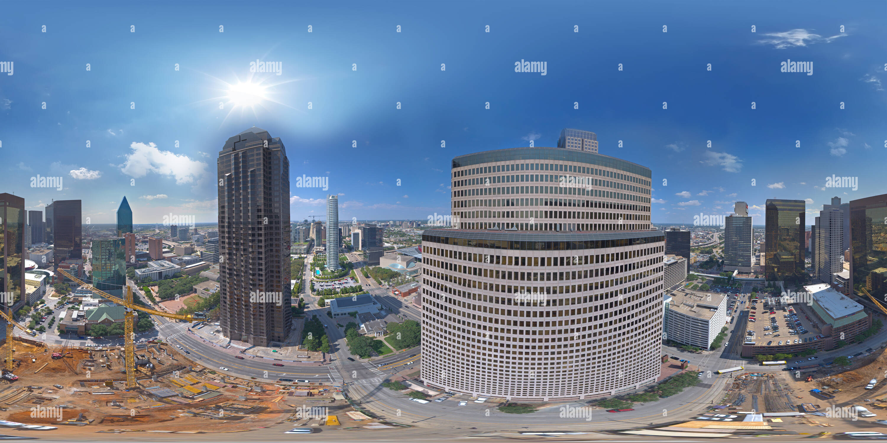 360° view of 2000 Ross Ave 350ft - Alamy