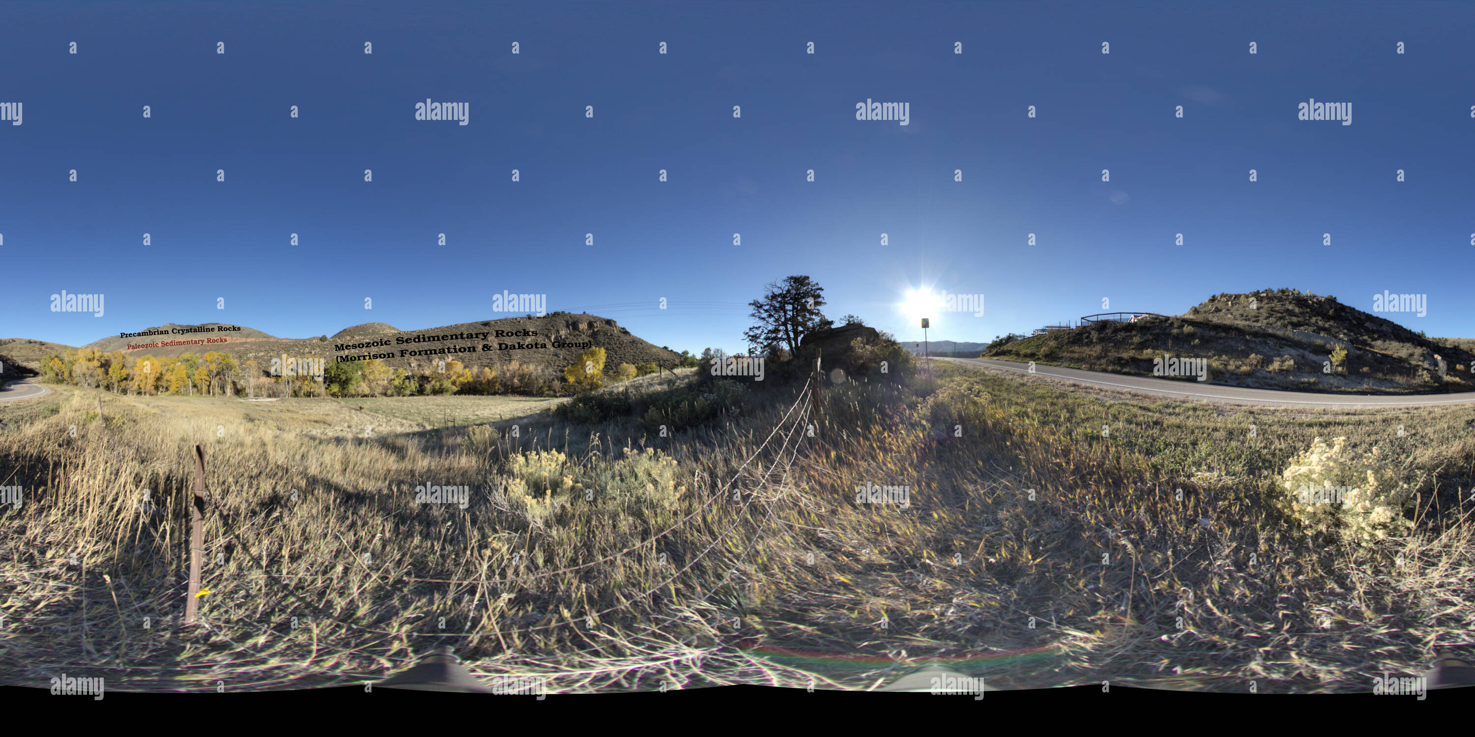 360° view of 360 Geologic Panorama near Masonville, Colorado - Alamy