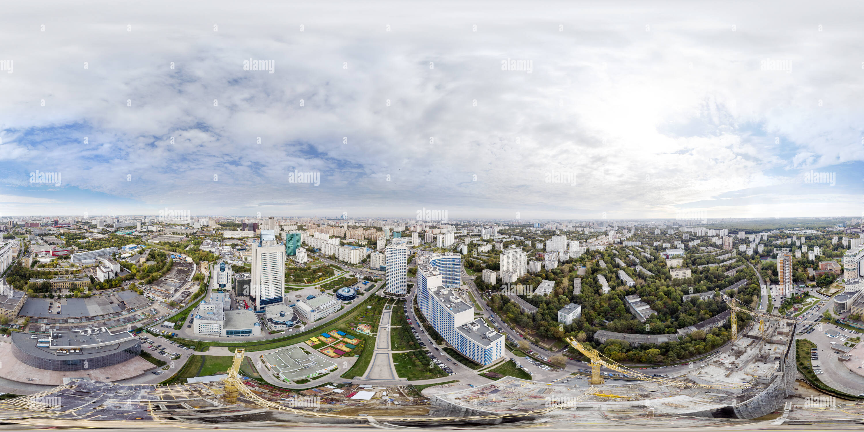 360° view of Rosmarin house 150m - Alamy