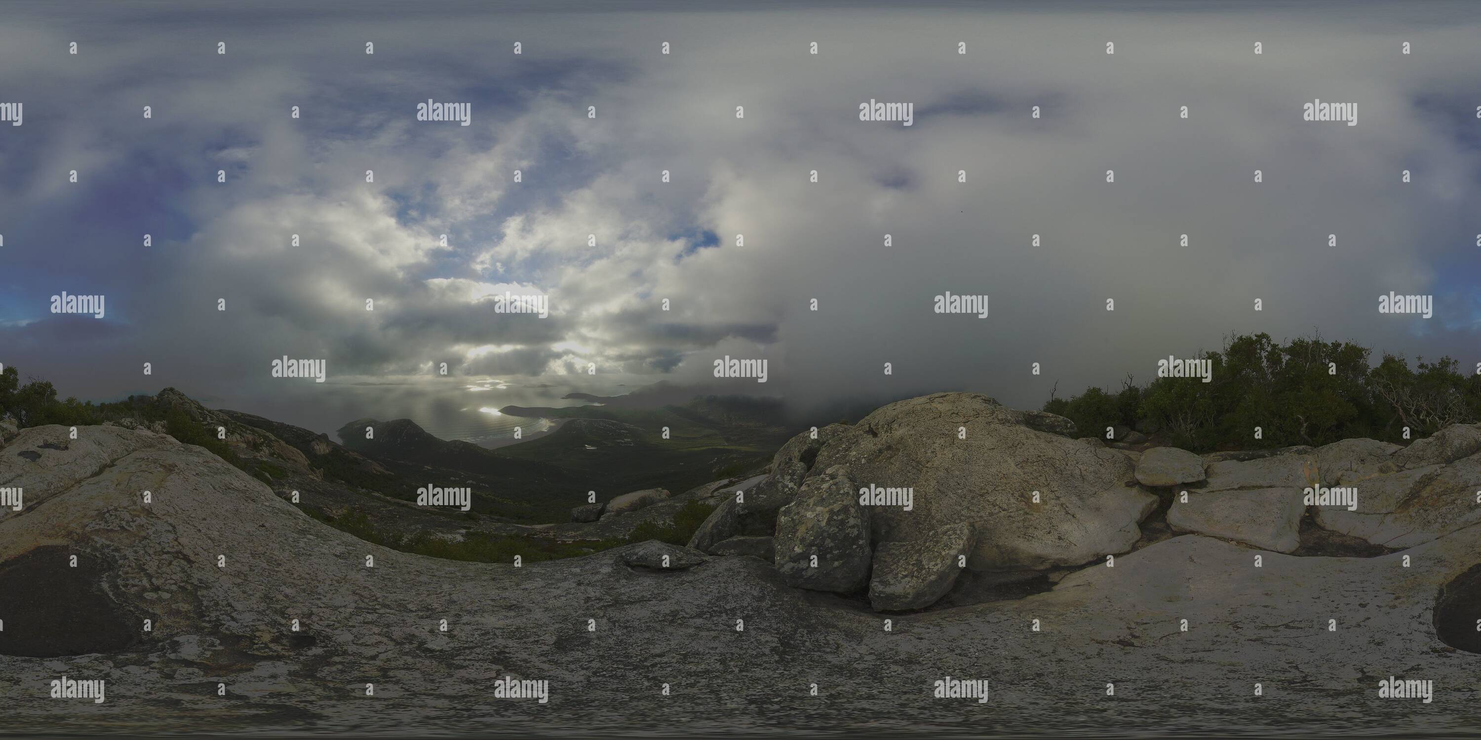 360° view of View from Mount Oberon - Alamy