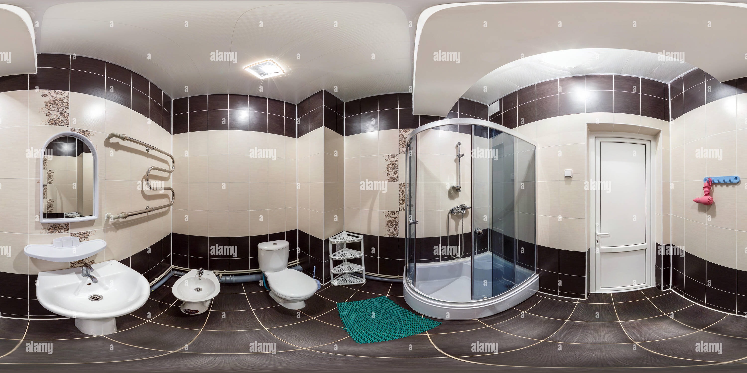 360° view of SOLIGORSK, BELARUS - DECEMBER 2013: Full seamless 360 ...