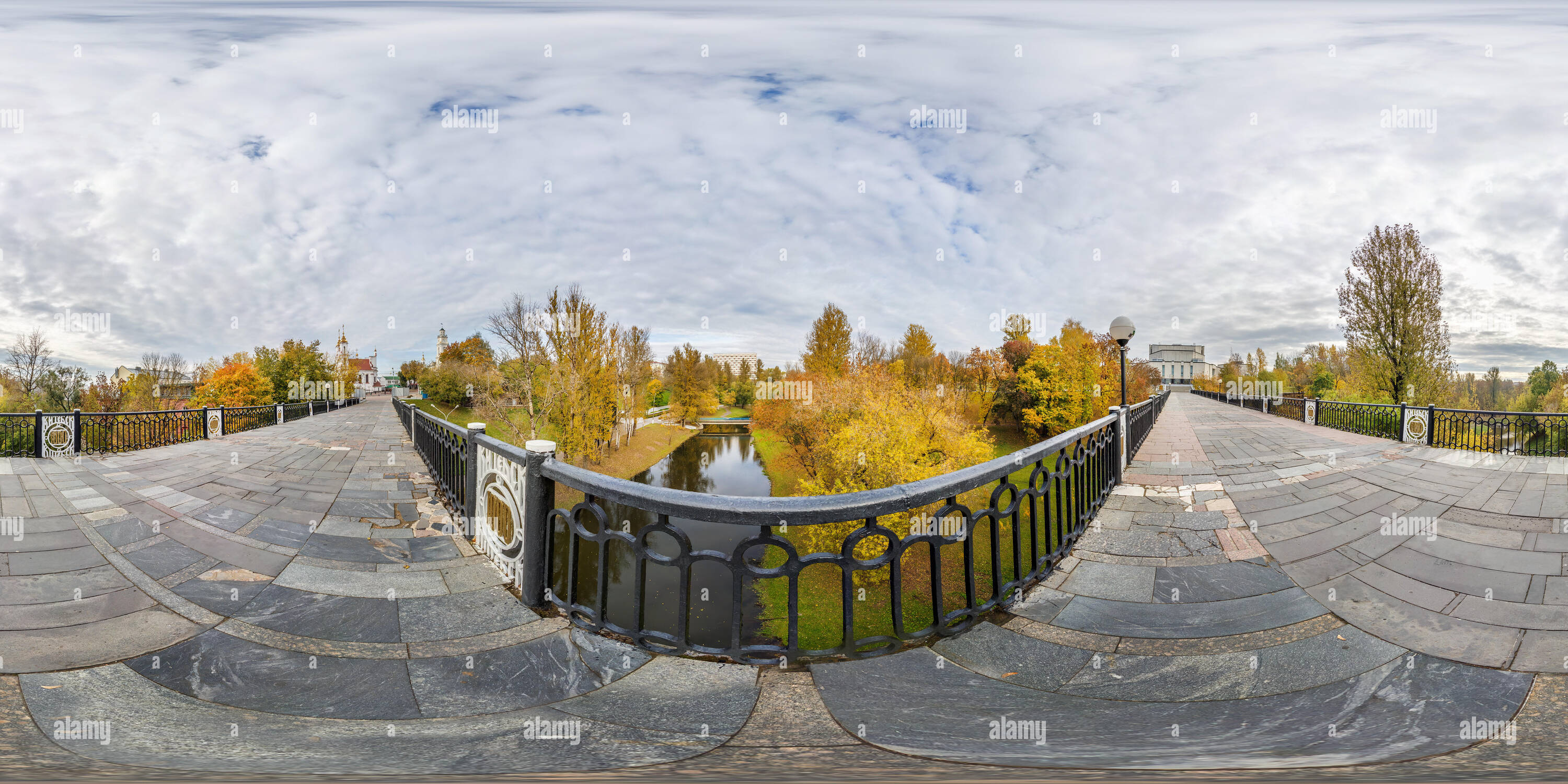 360° view of full seamless spherical cube panorama 360 degrees angle ...