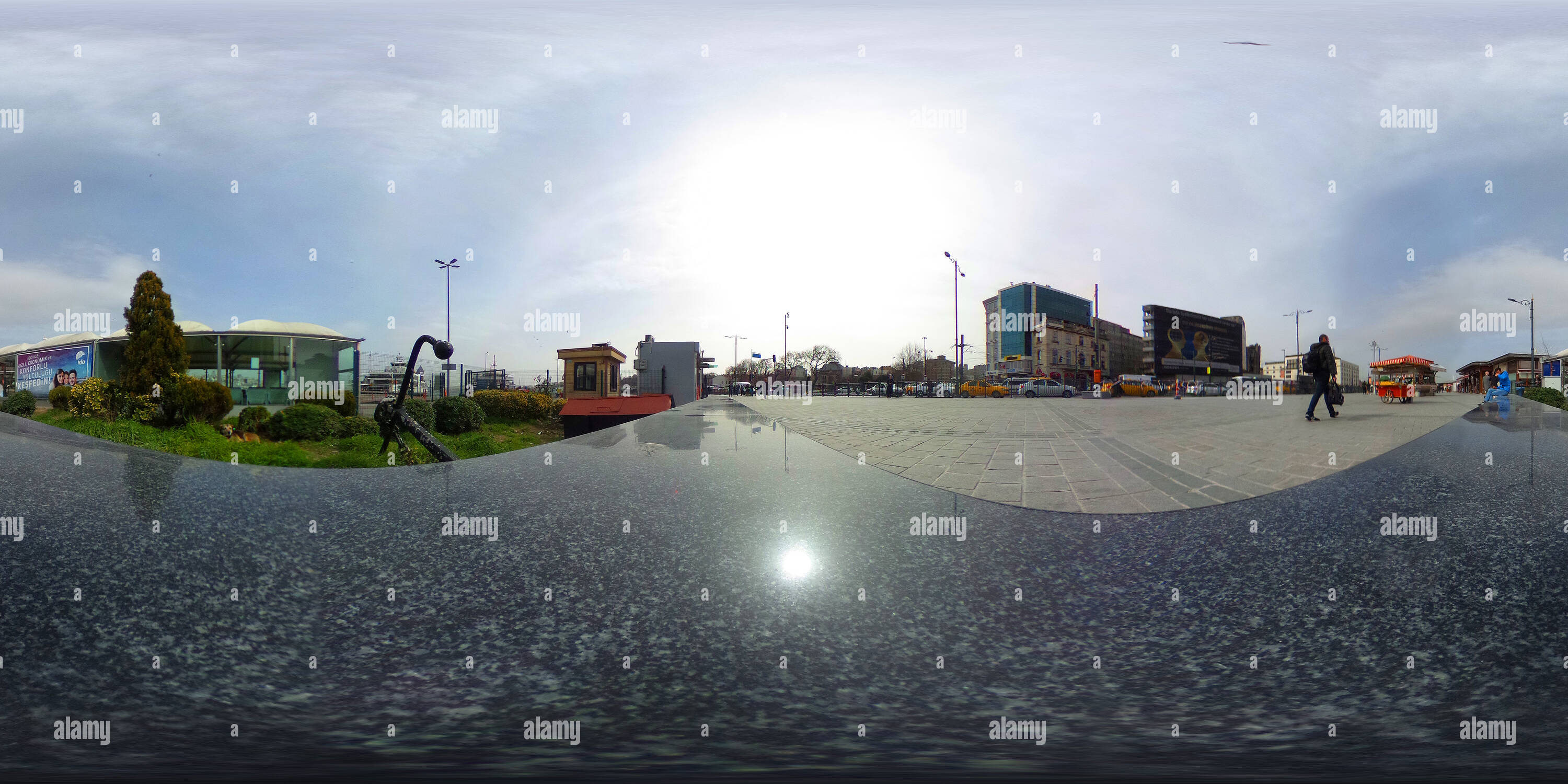 360° view of Sirkeci Ferry Terminal, Istanbul - Alamy