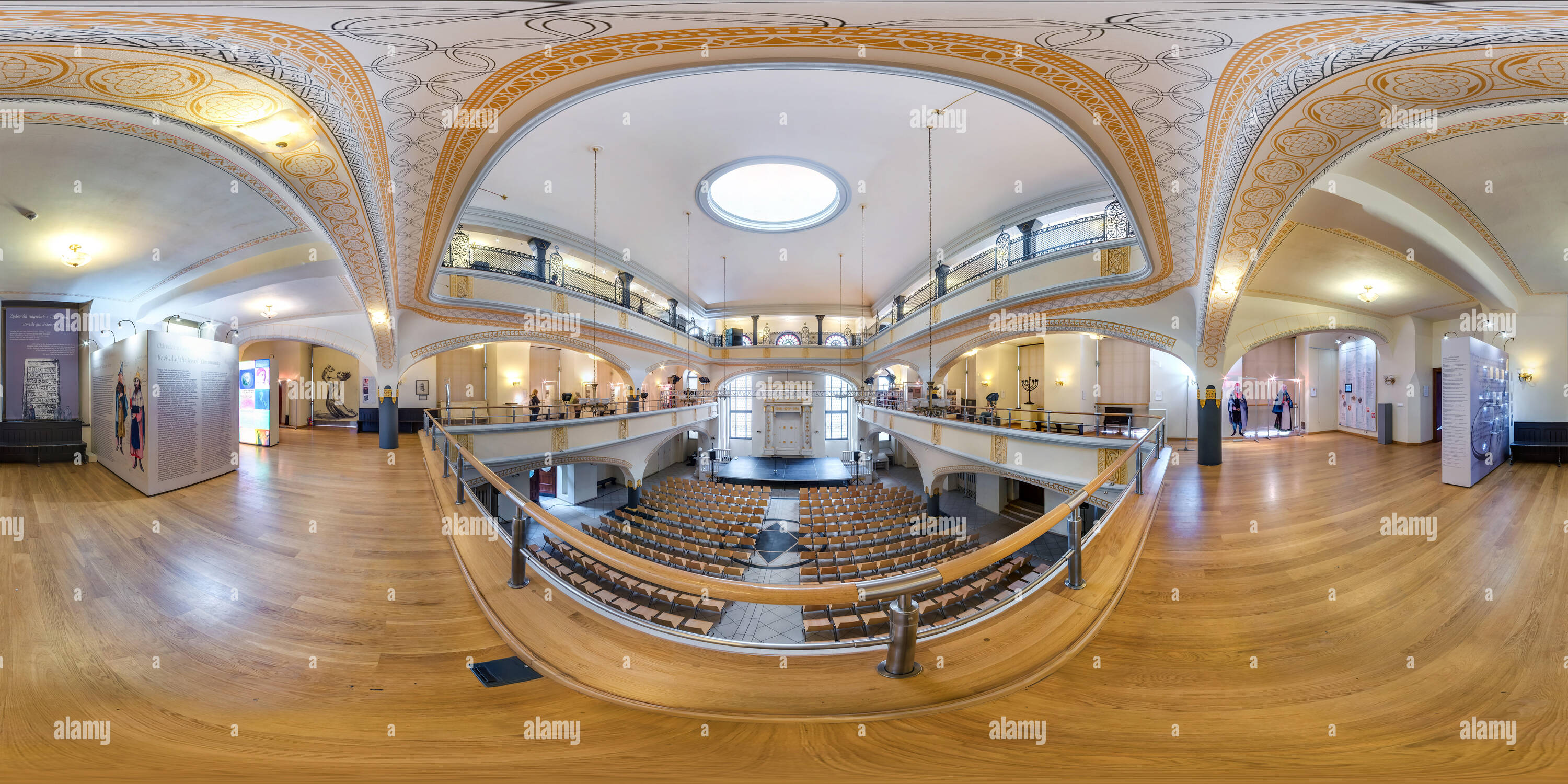 Interior old synagogue photo hi-res stock photography and images - Alamy