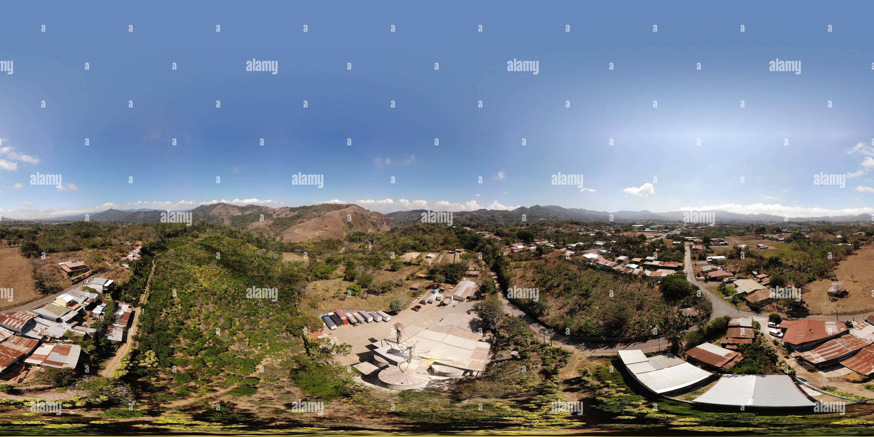 360° view of Panorama Costa Rica Fabrica La Cocaleca - Alamy