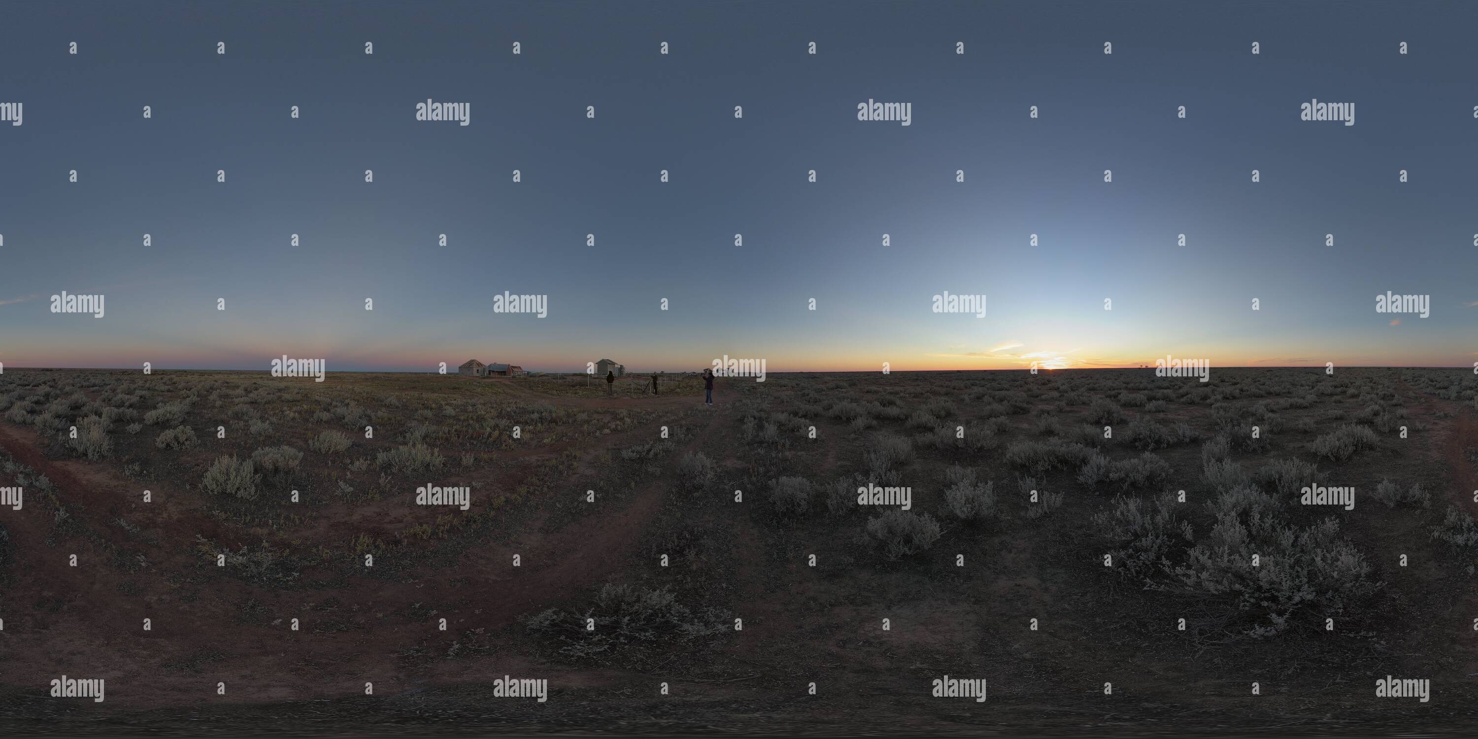 360° view of Moonrise at One Tree - Alamy