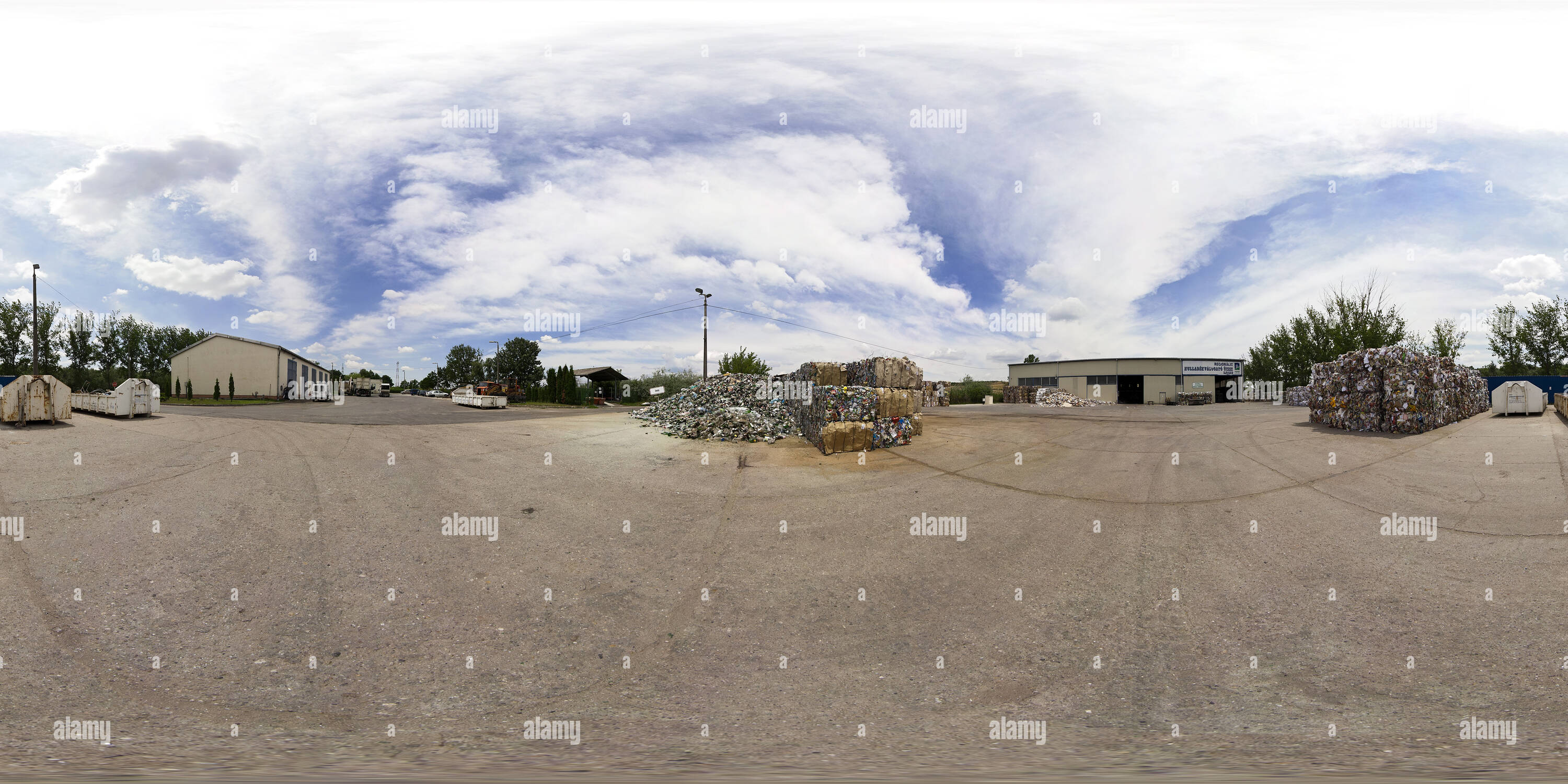 360° view of Regional waste recycling one - Alamy
