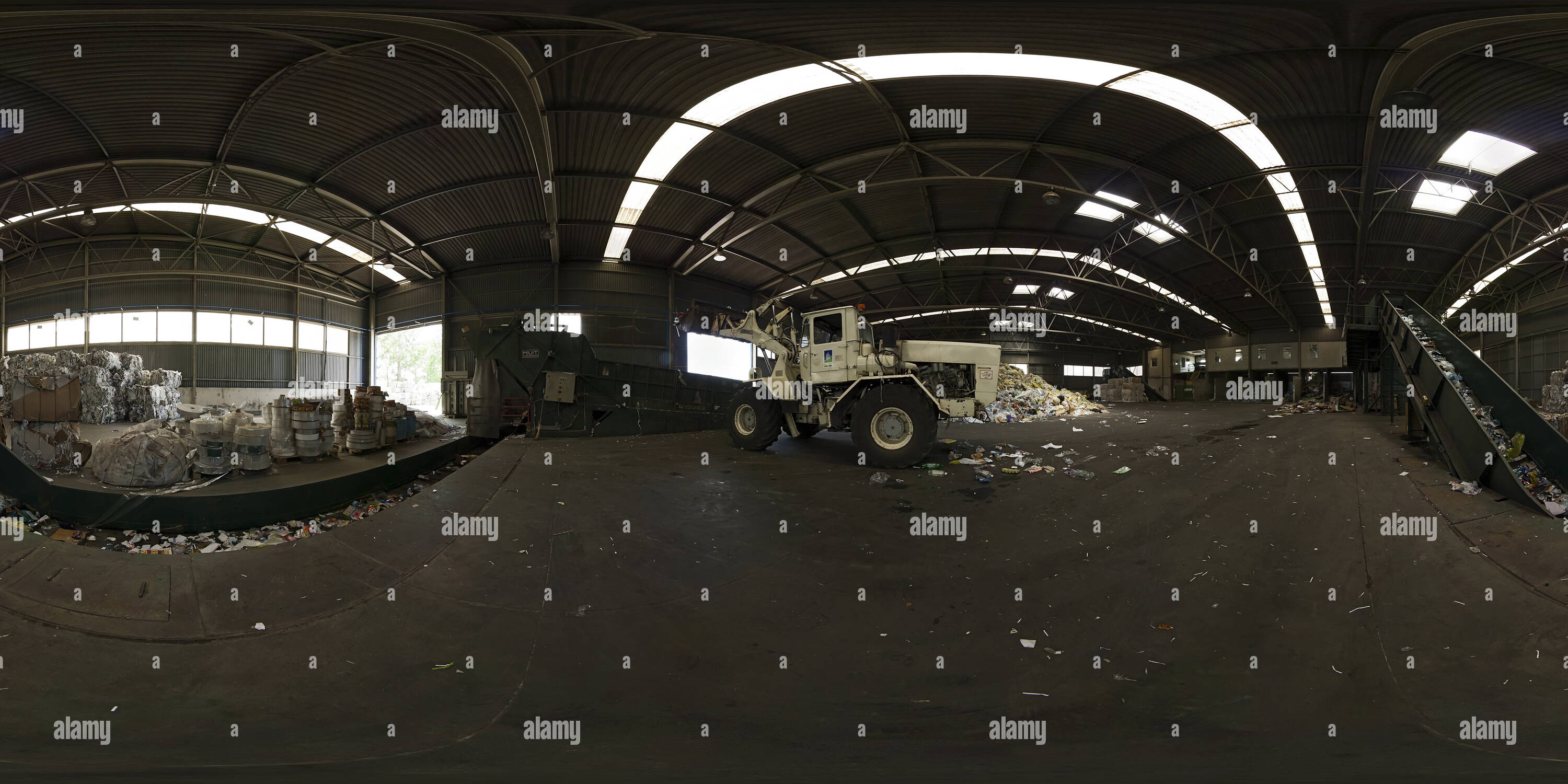 360° view of Regional waste recycling one - Alamy