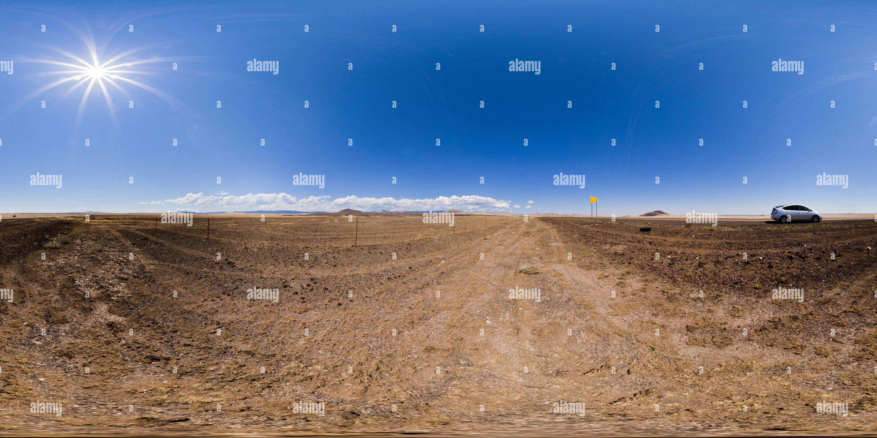 360° view of Springerville Volcanic Field, White Mountains, Arizona USA ...
